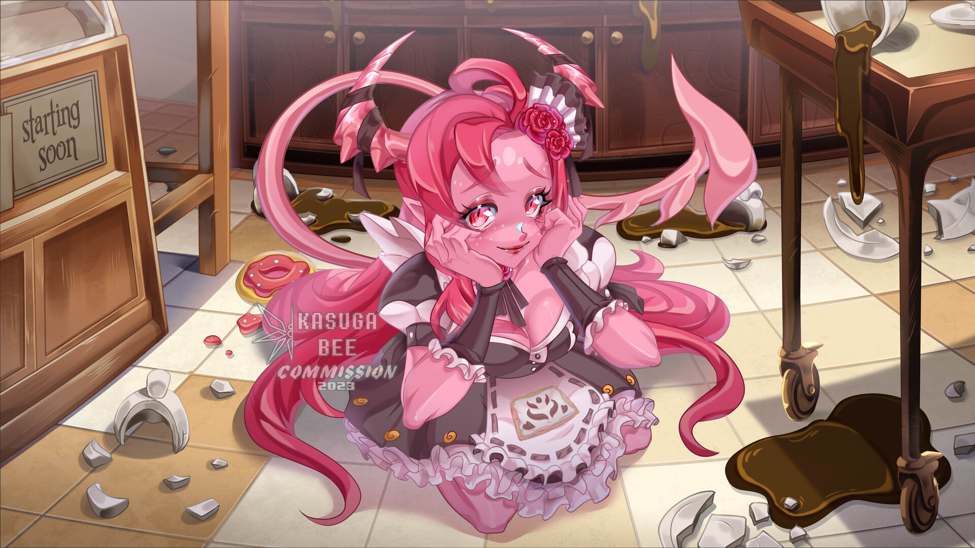 ArtStation - Demon maid