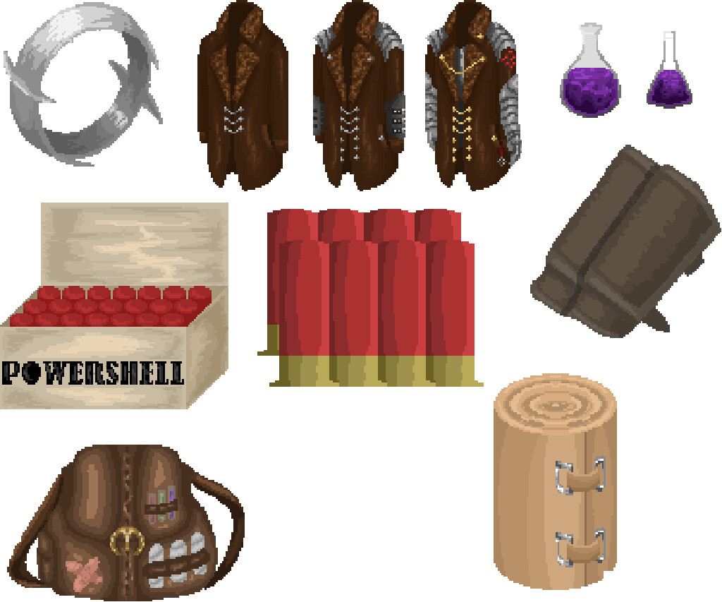 ArtStation - PixelArt - Items
