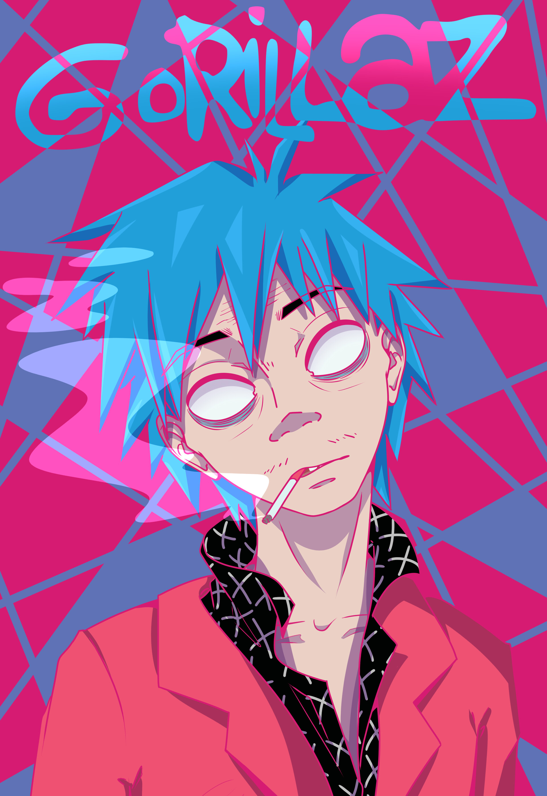 gorillaz 2d wallpaper