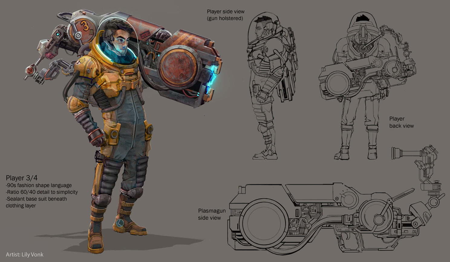 ArtStation - Sci fi project - Characters