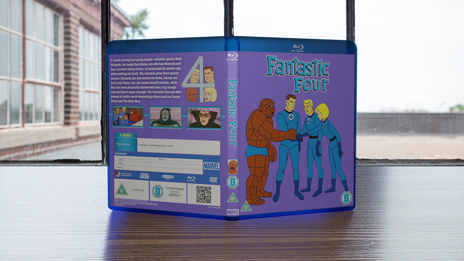 ArtStation - Fantastic Four (1967) Custom Blur-ray Cover