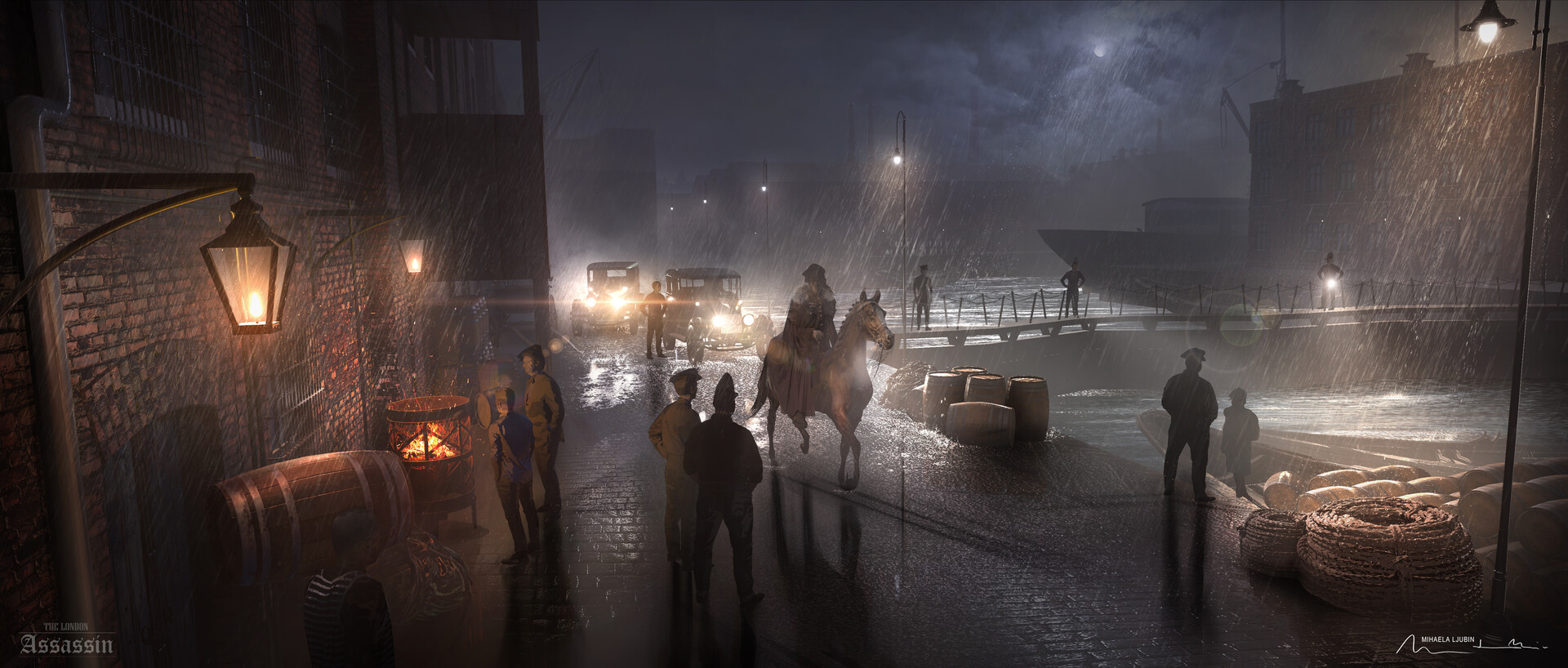 ArtStation - The London Assassin - The Docks