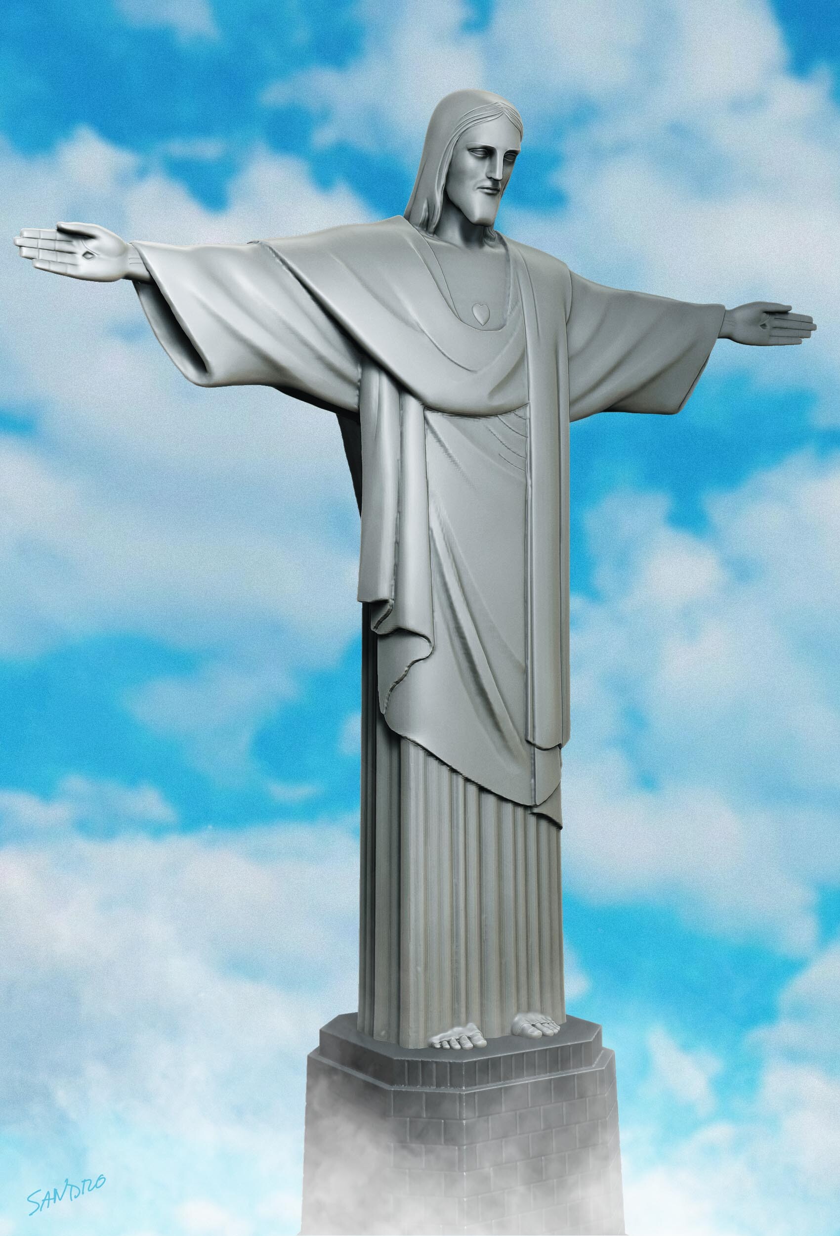 ArtStation - Christ the Redeemer project