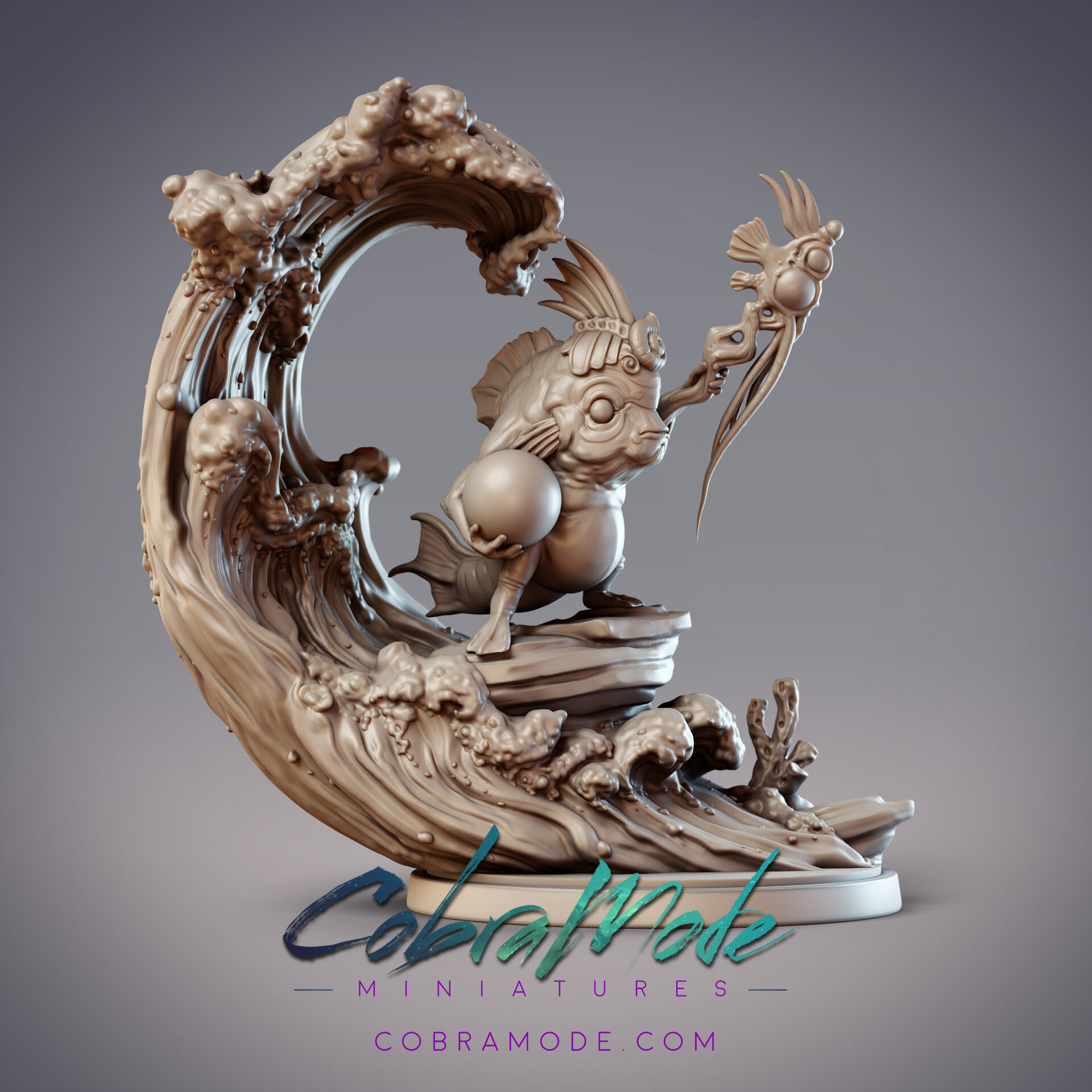 ArtStation - Gishima, Sommos Mago Tidecaller