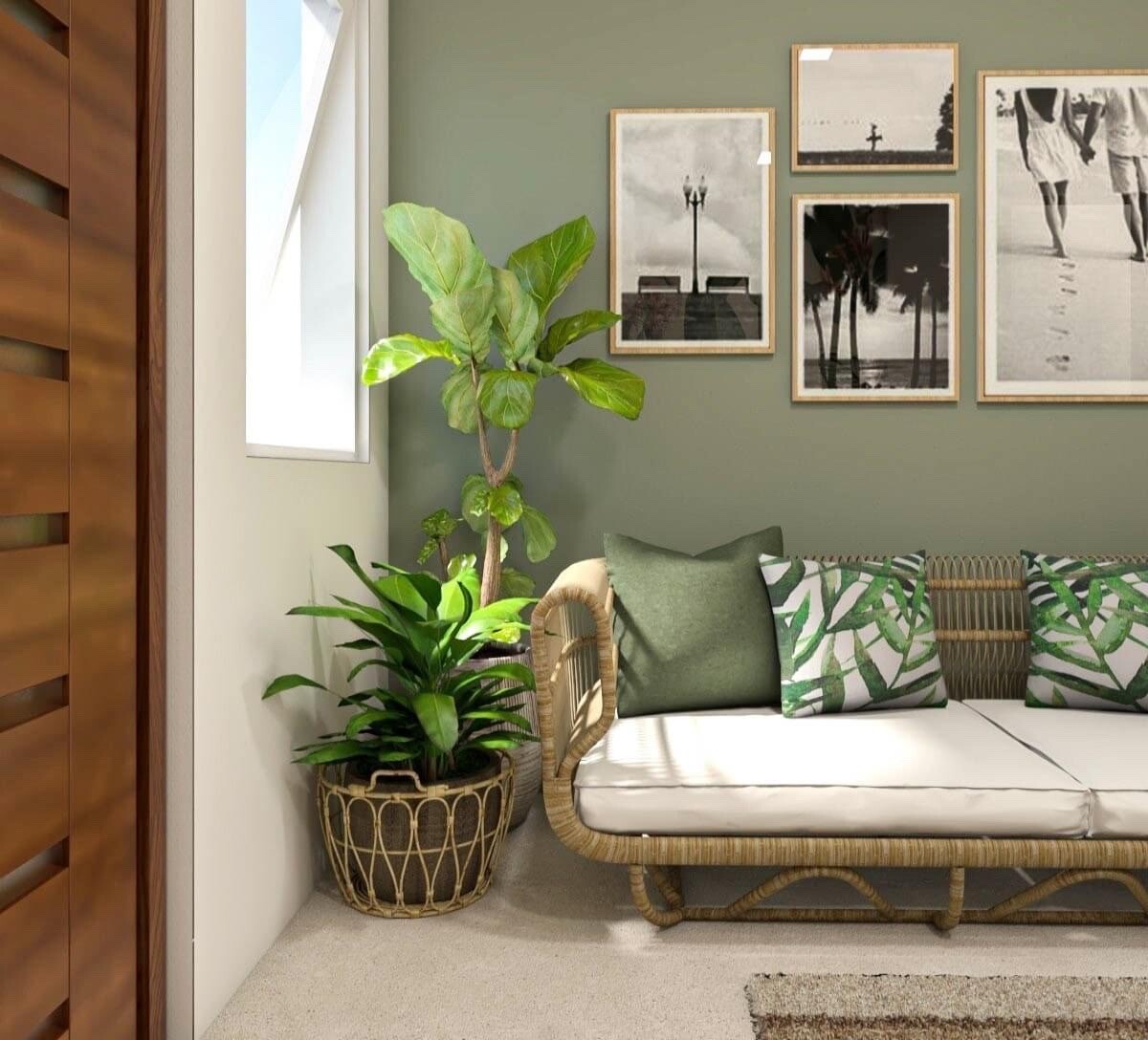 ArtStation - 3D RENDER PRACTICE | Living Area and Bedroom