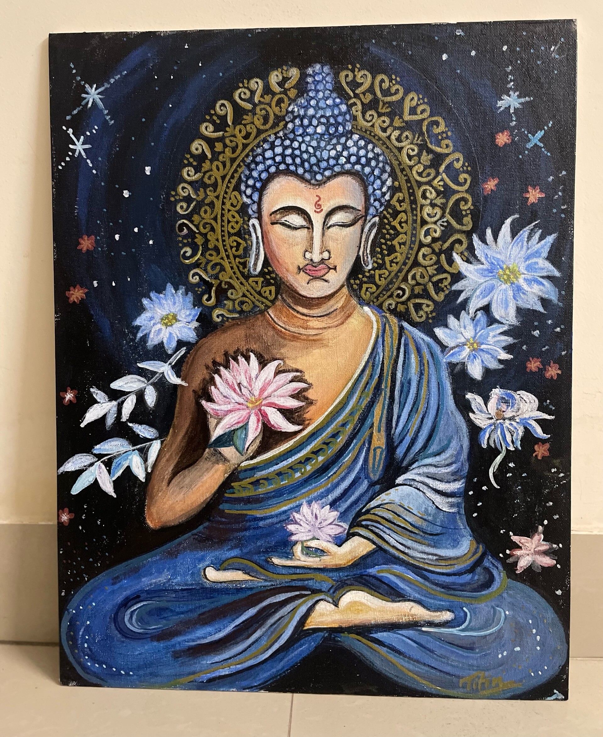 ArtStation - Buddha sitting pose