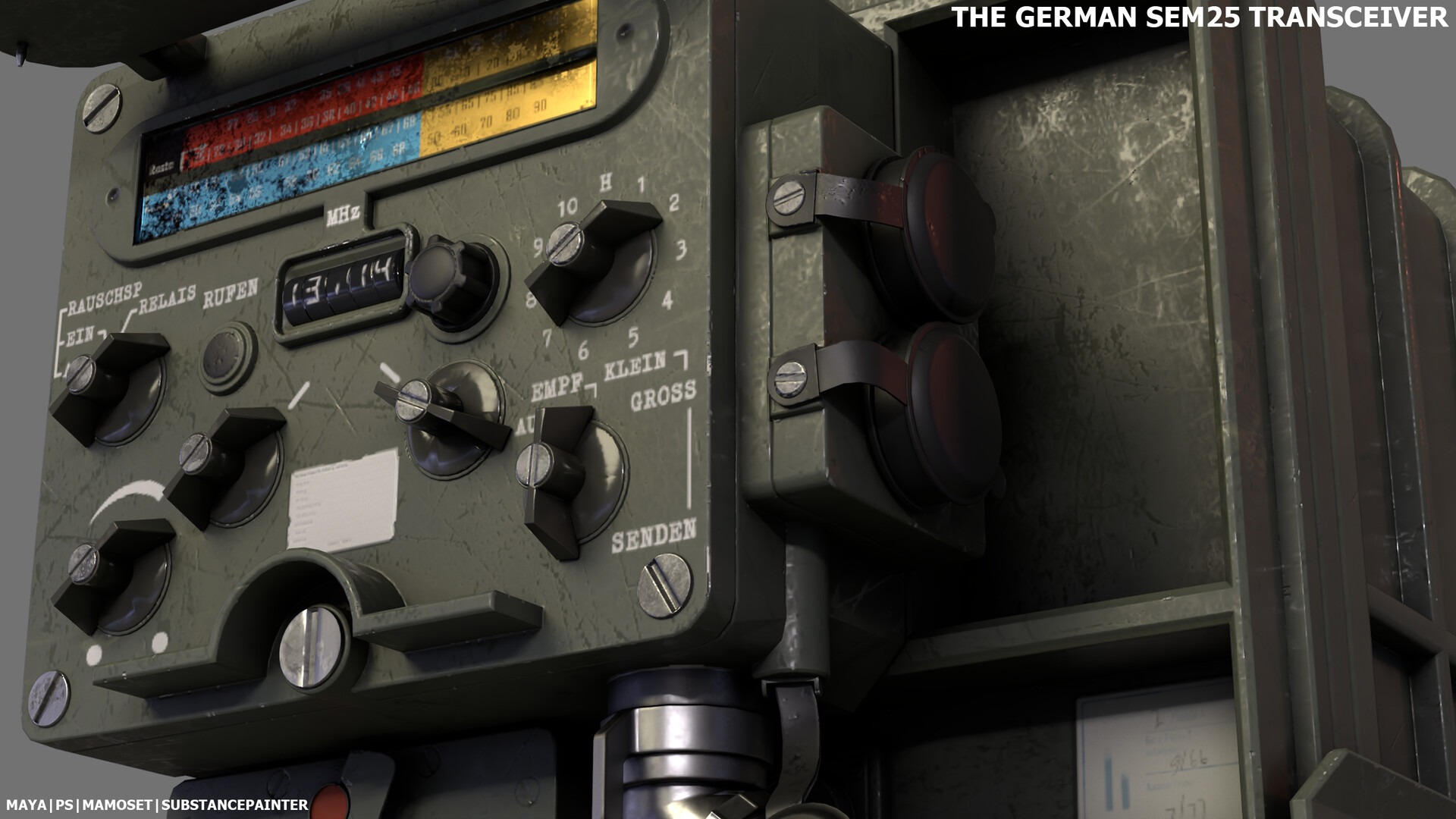 ArtStation - THE GERMAN SEM25 TRANSCEIVER