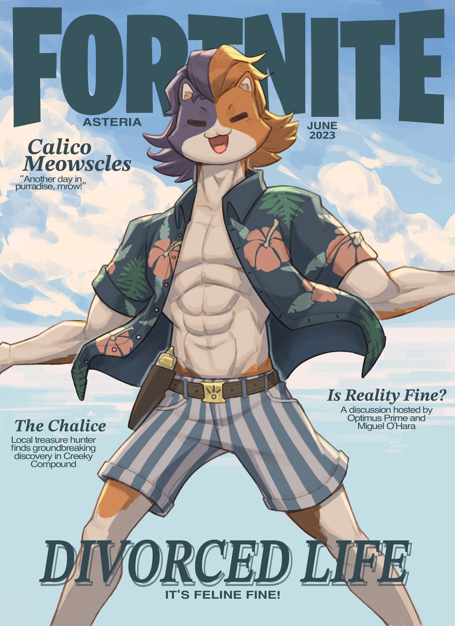 ArtStation - Divorced Life (It's Feline Fine!)