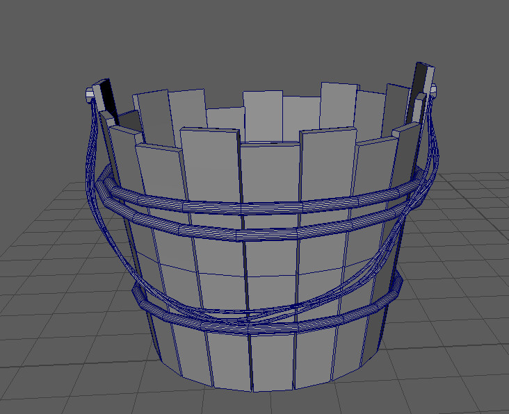 ArtStation - Wooden Bucket