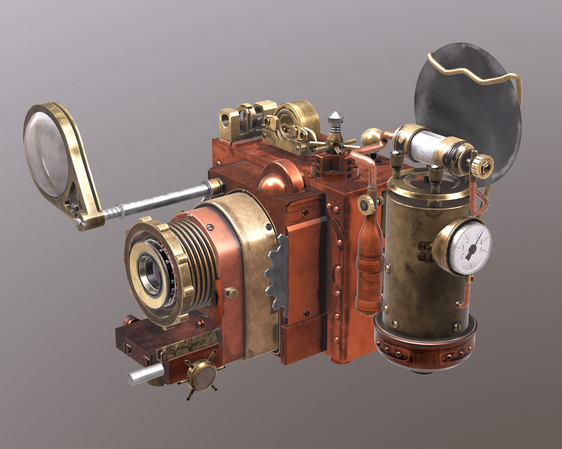 ArtStation - SteamPunk Camera