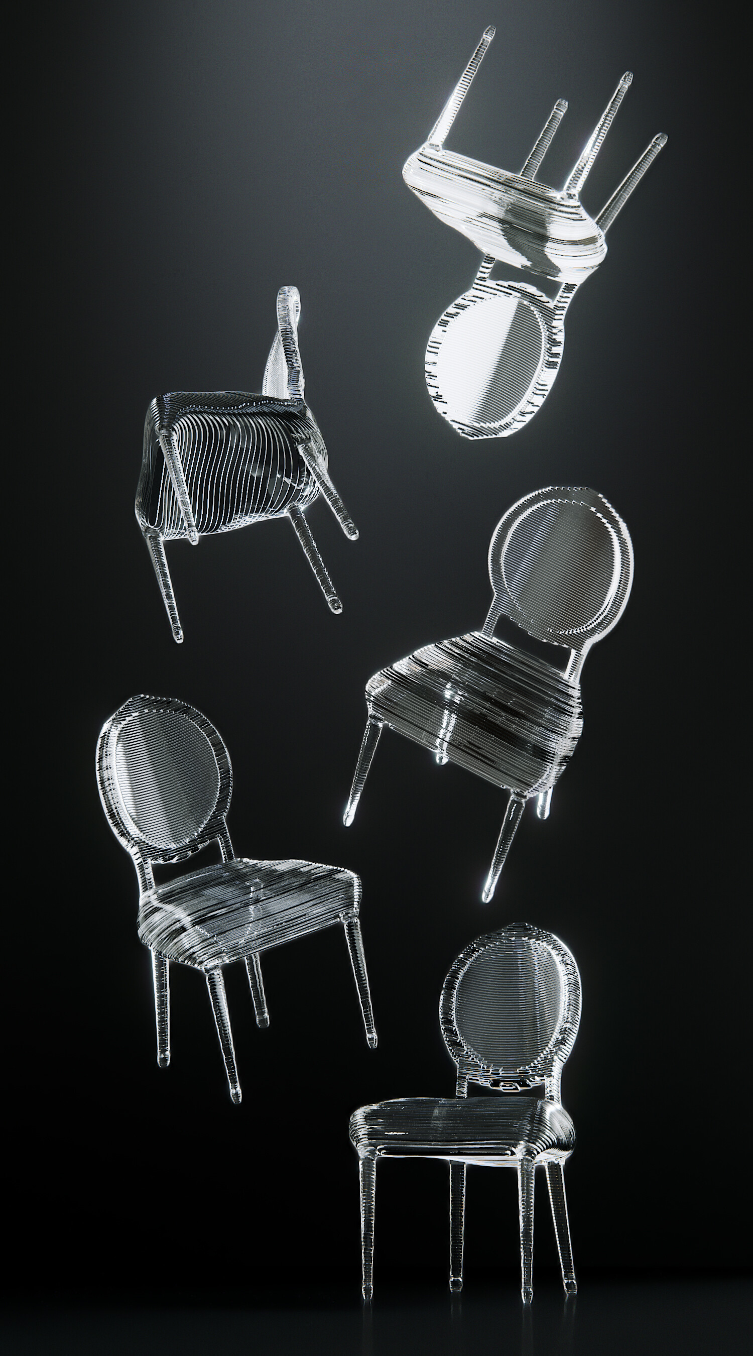 ArtStation - The Dior Medallion Chair by Tokujin Yoshioka