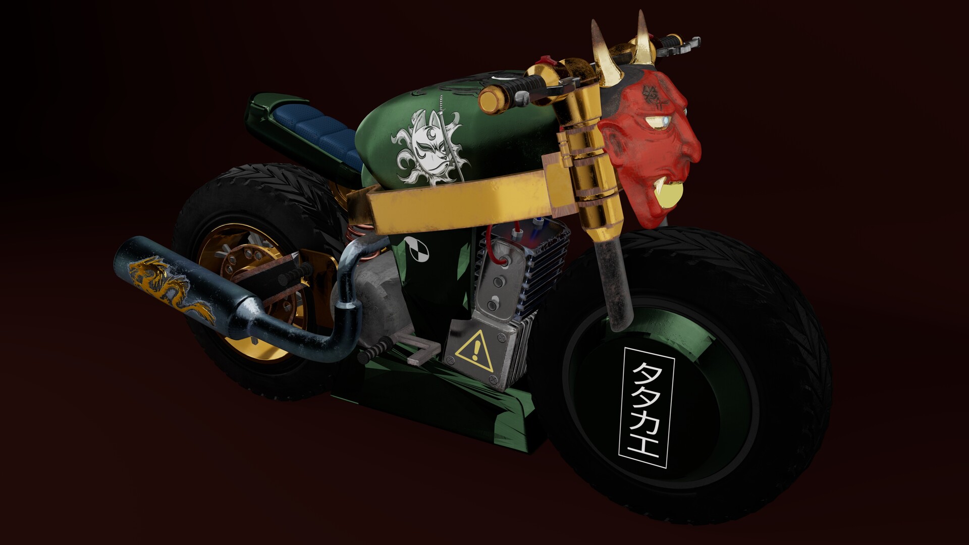 ArtStation - Oni Bike