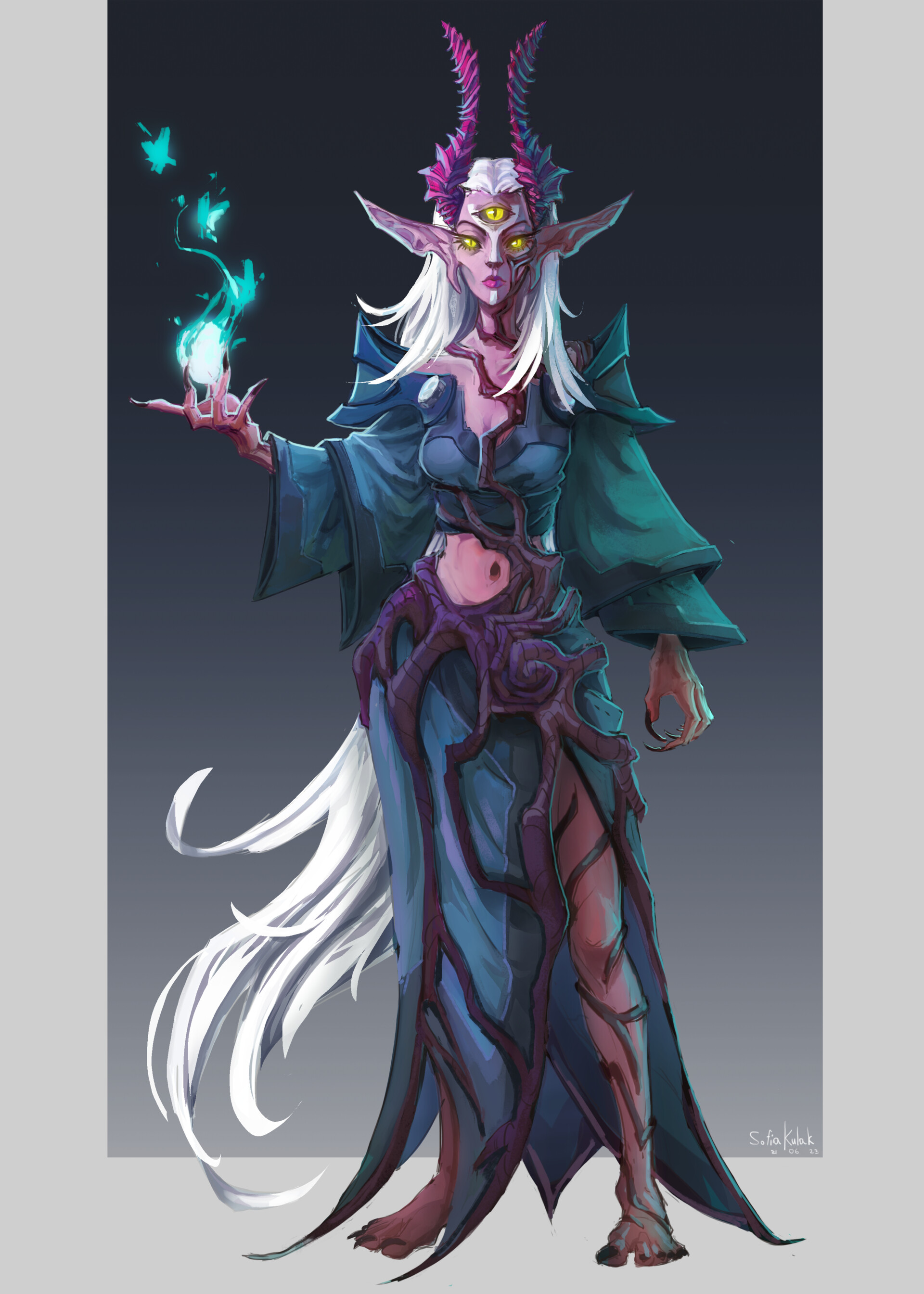 ArtStation - Elf witch character design