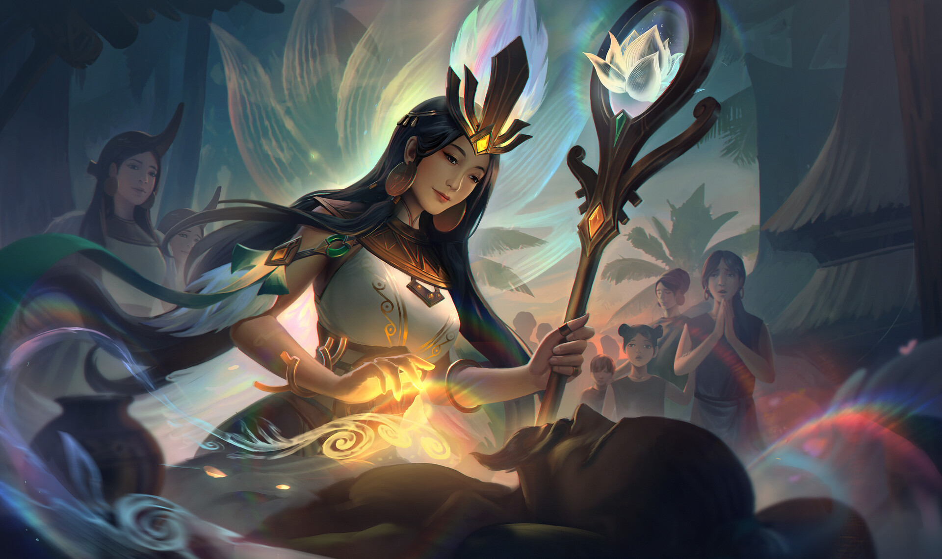 ArtStation - Au Co - Art card game Than Tich