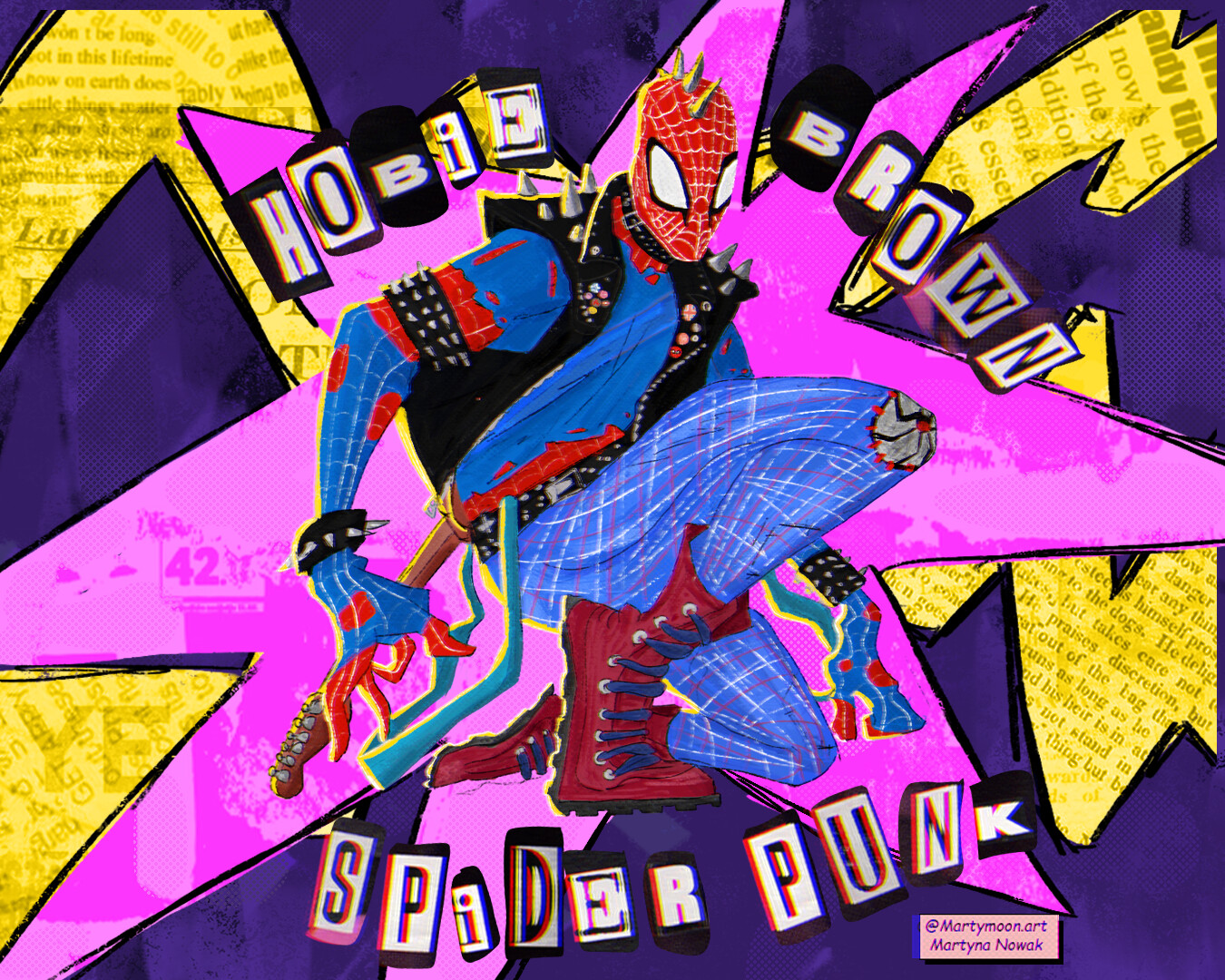 ArtStation - Hobie Brown - Spider-Punk