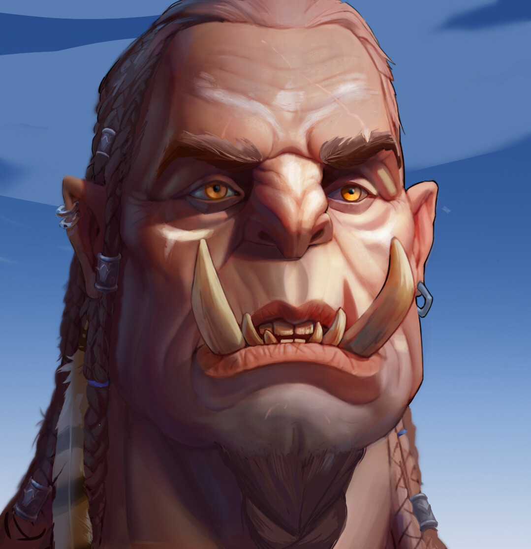 ArtStation - Orc portrain