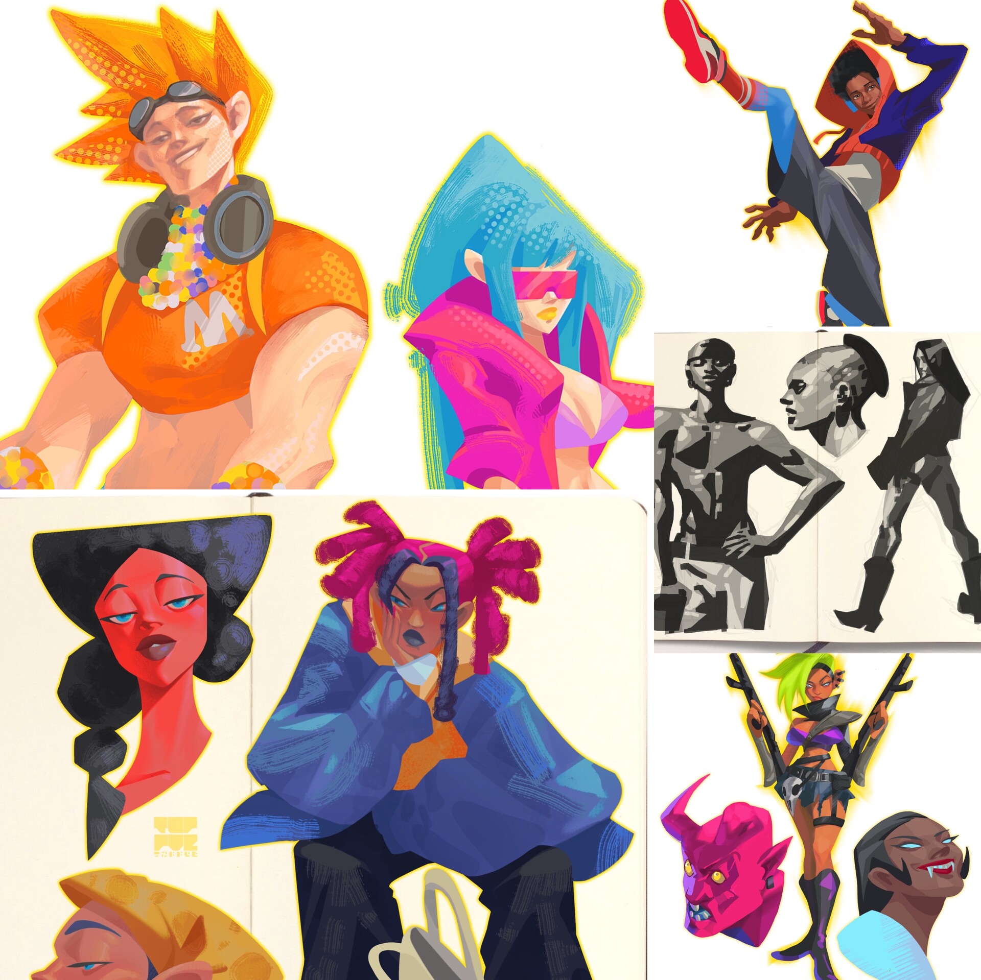 ArtStation - Bunch of exercises + practice