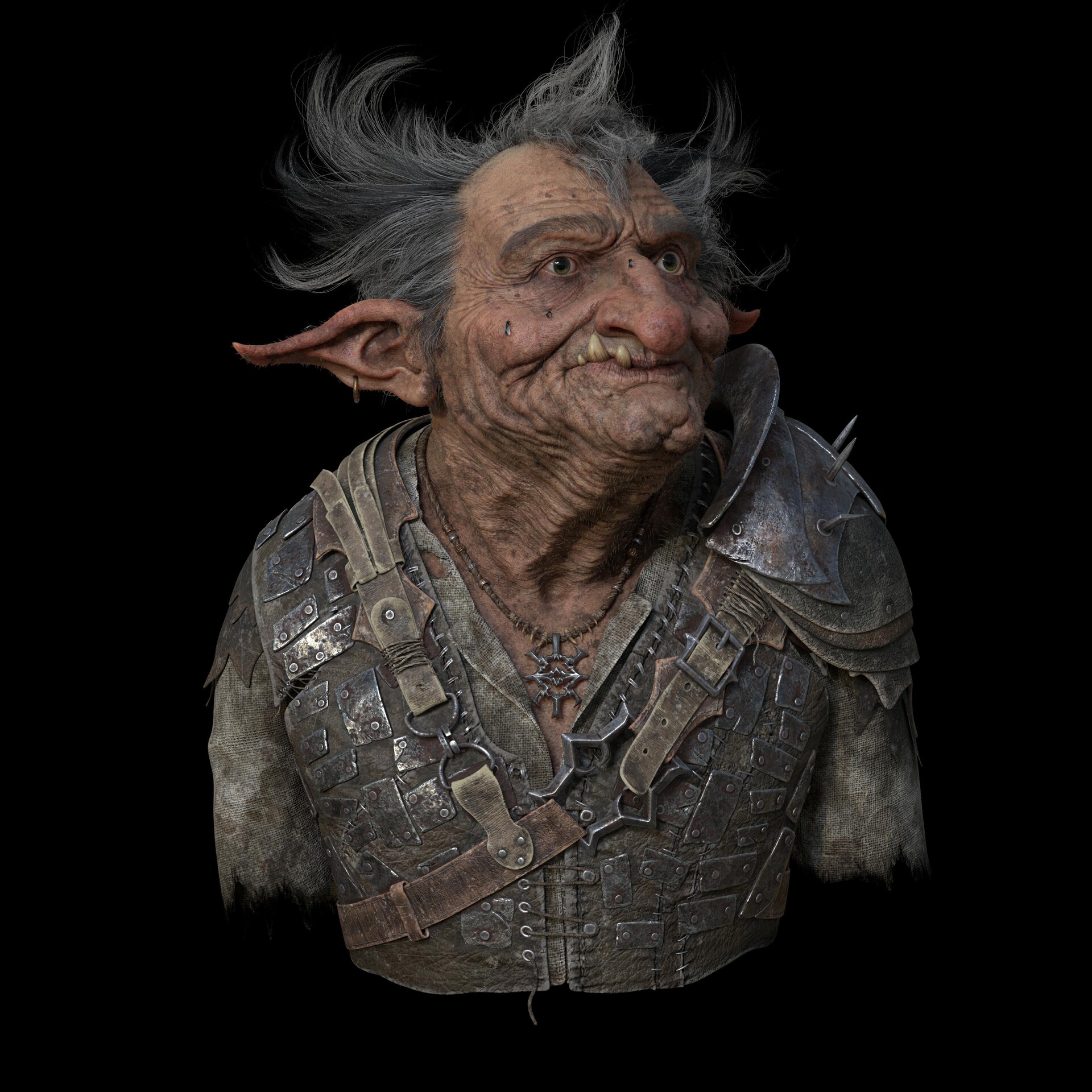 ArtStation - Orc Creature Bust