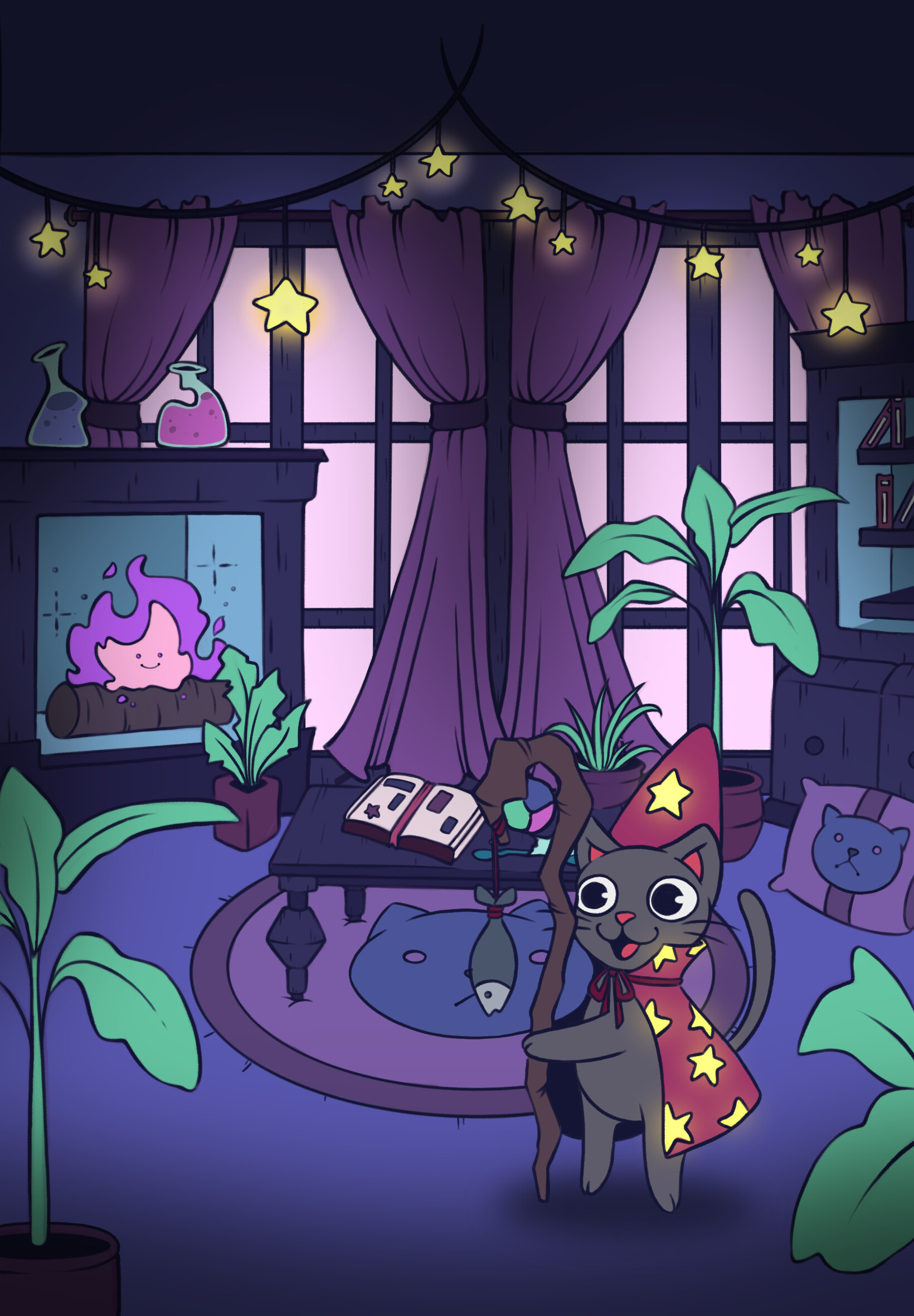 ArtStation - Witchroom Cat