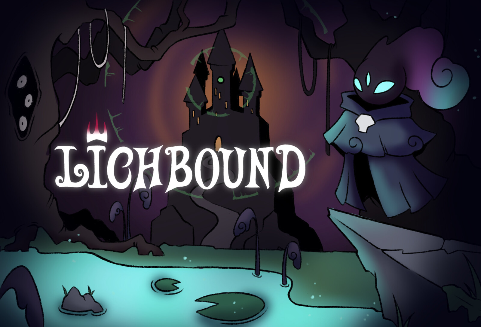Yara Hussein - Keyart for the game "Lichbound"