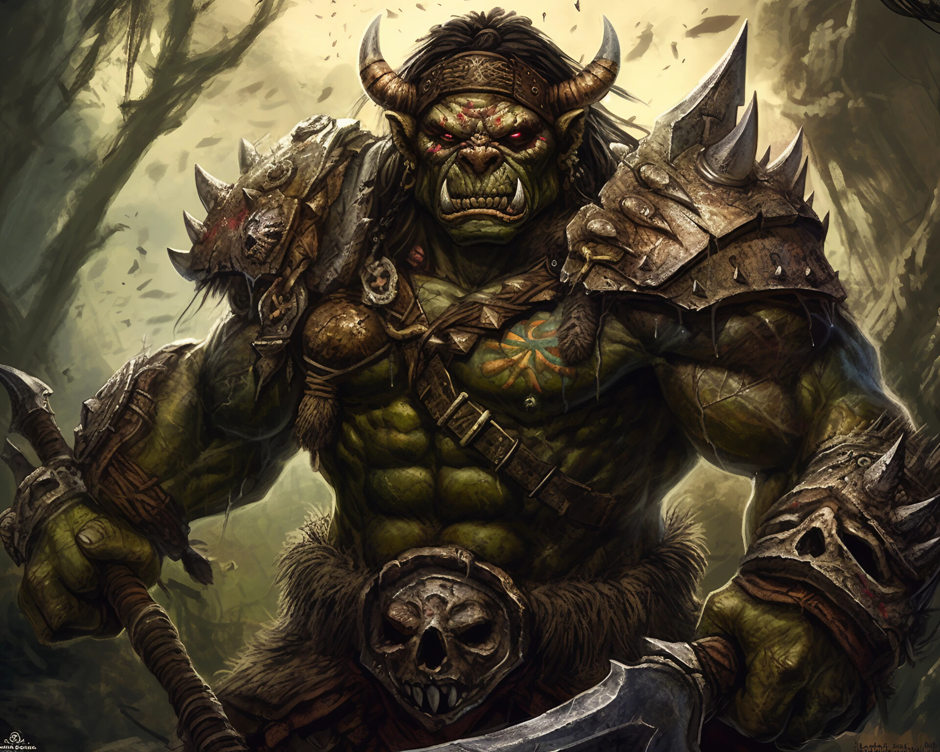 ArtStation - Orc Warlords