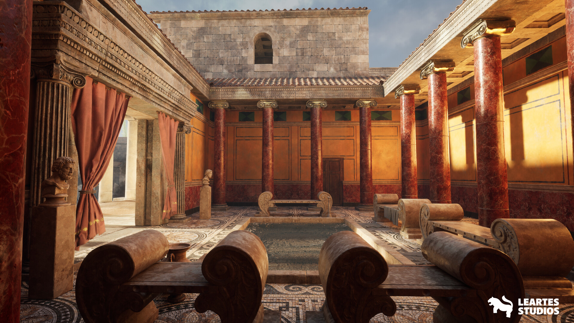 Leartes Studios - Roman Volcanic Temple | UE5