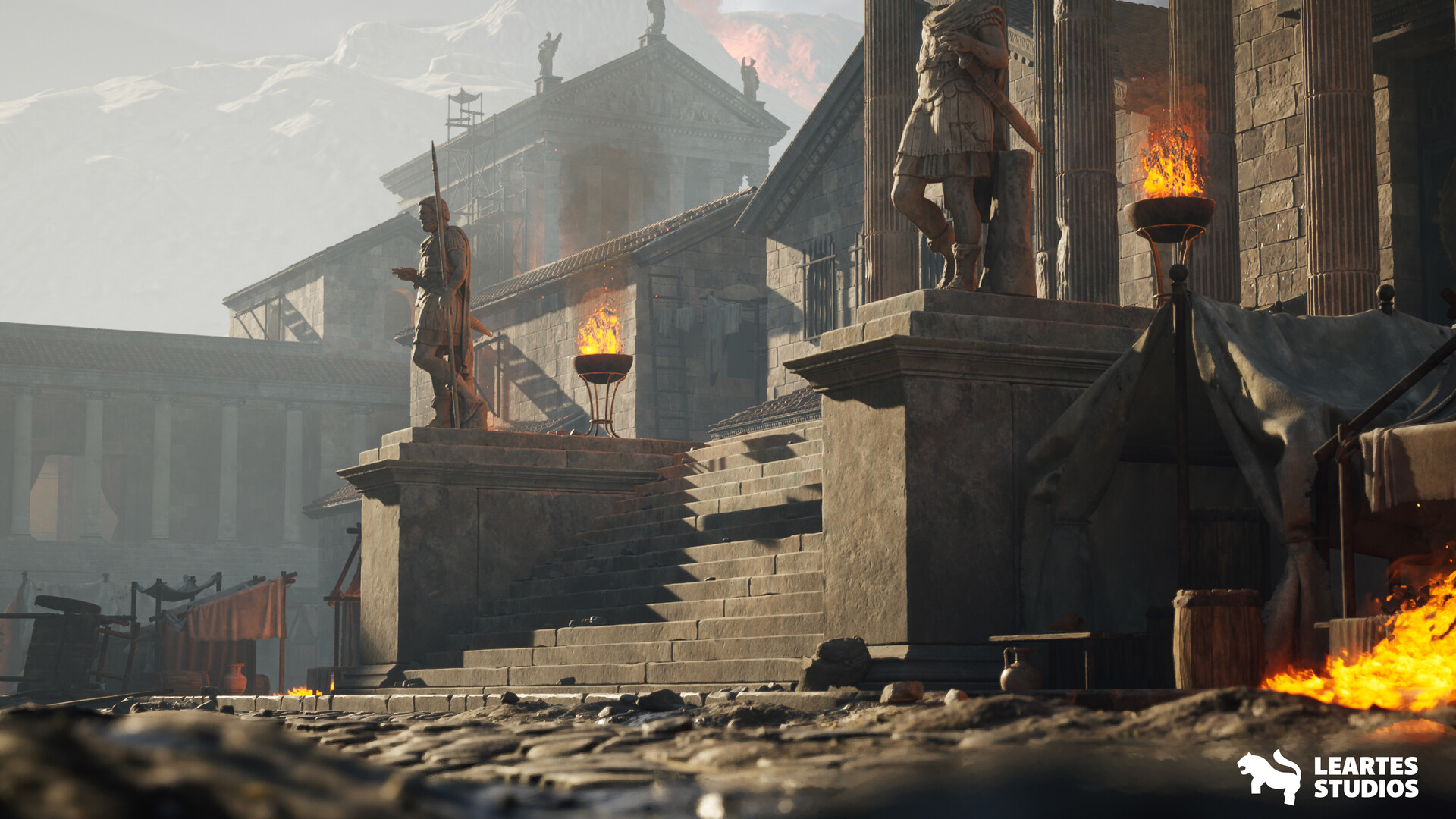 Leartes Studios - Roman Volcanic Temple | UE5