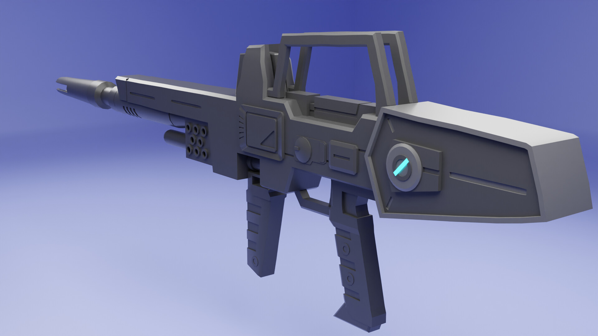 ArtStation - F90 Gundam Rifle