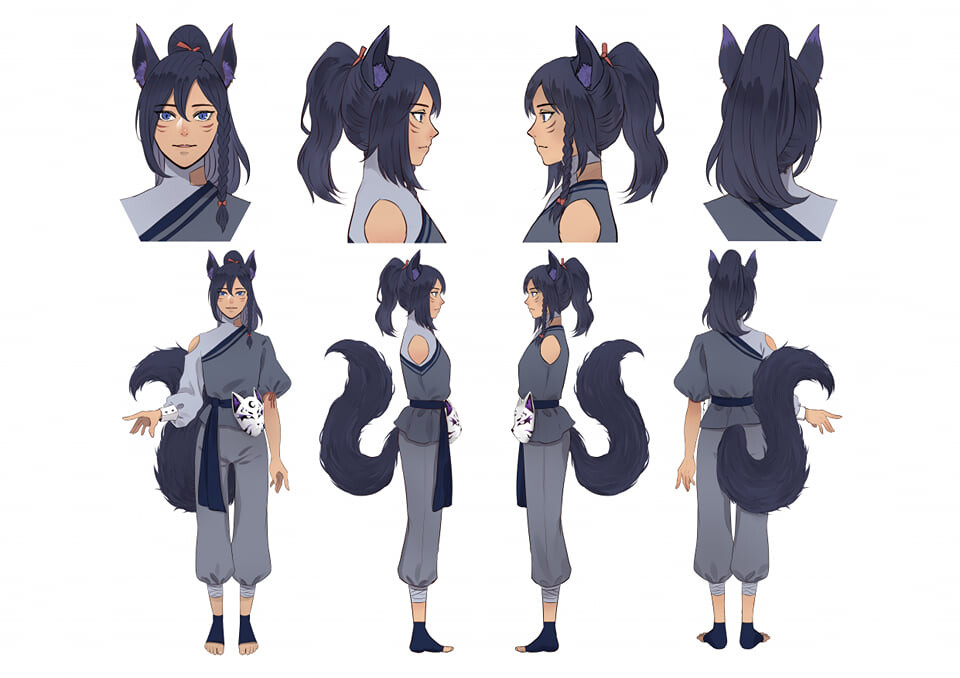 ArtStation - Character Sheet Design - Open Commission