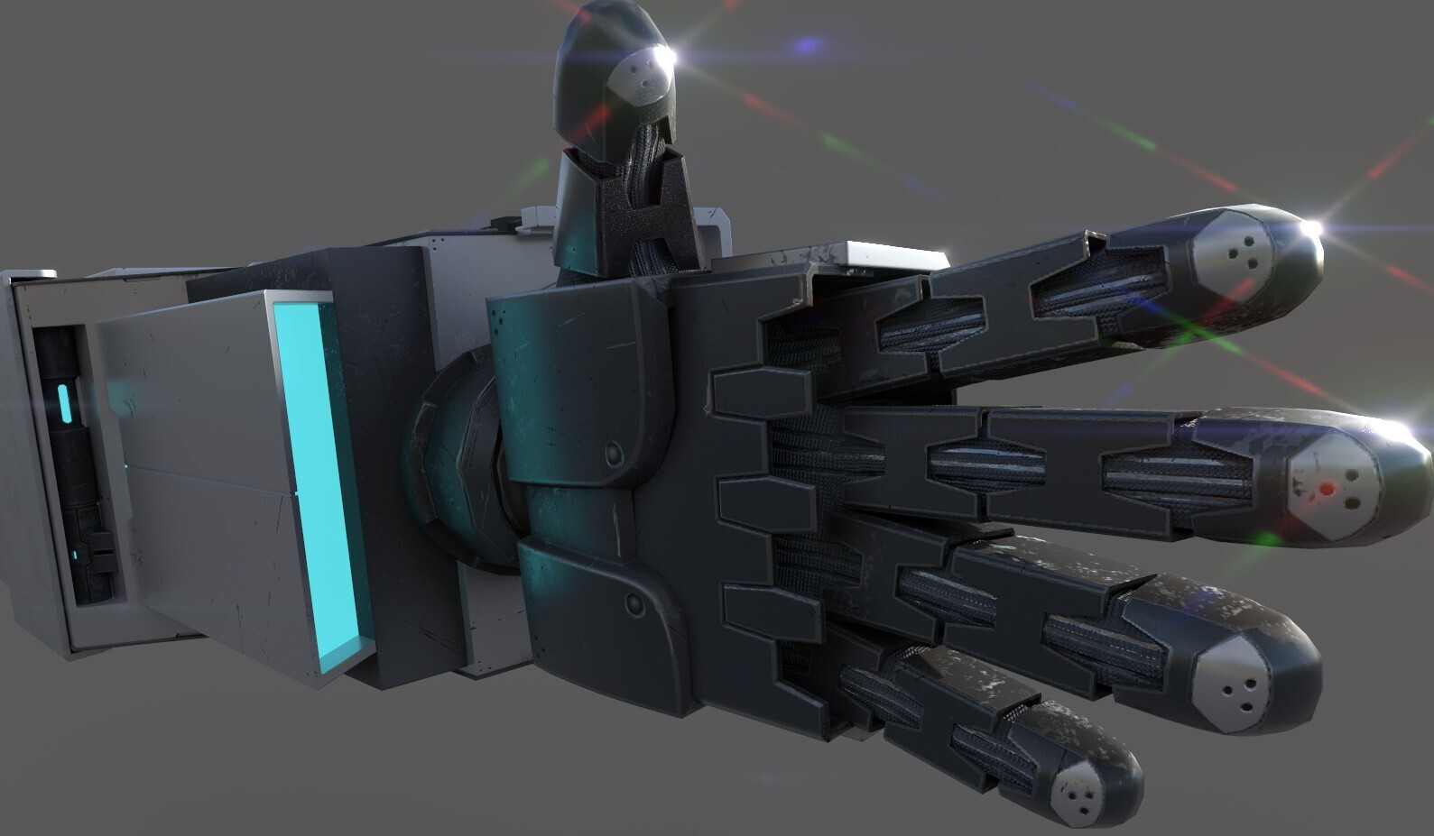 David Larrea - PLAYER'S EXOSUIT ARMS - MEDIUM: Transformers Beyond Reality