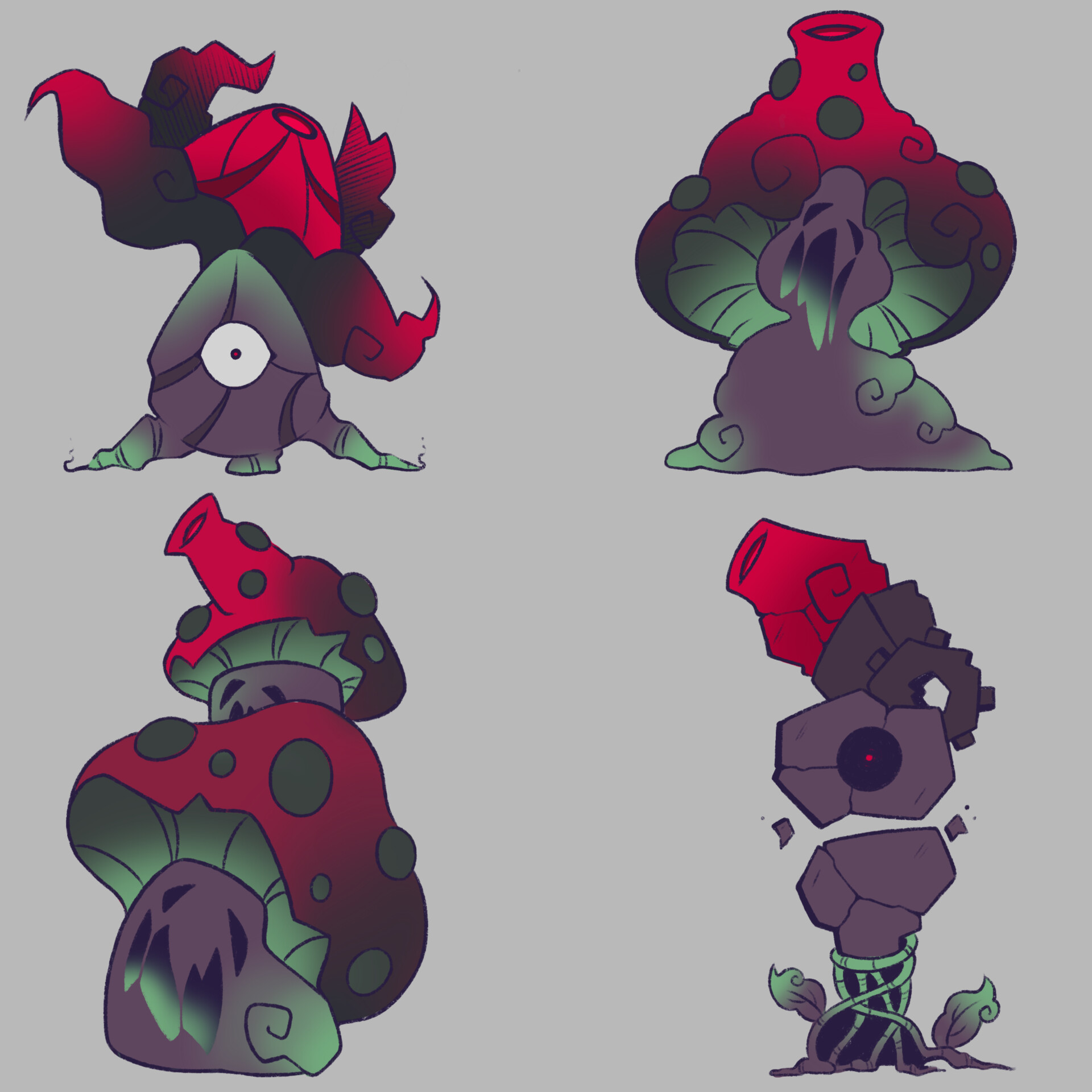 Yara Hussein - Concepts "gunner enemy"