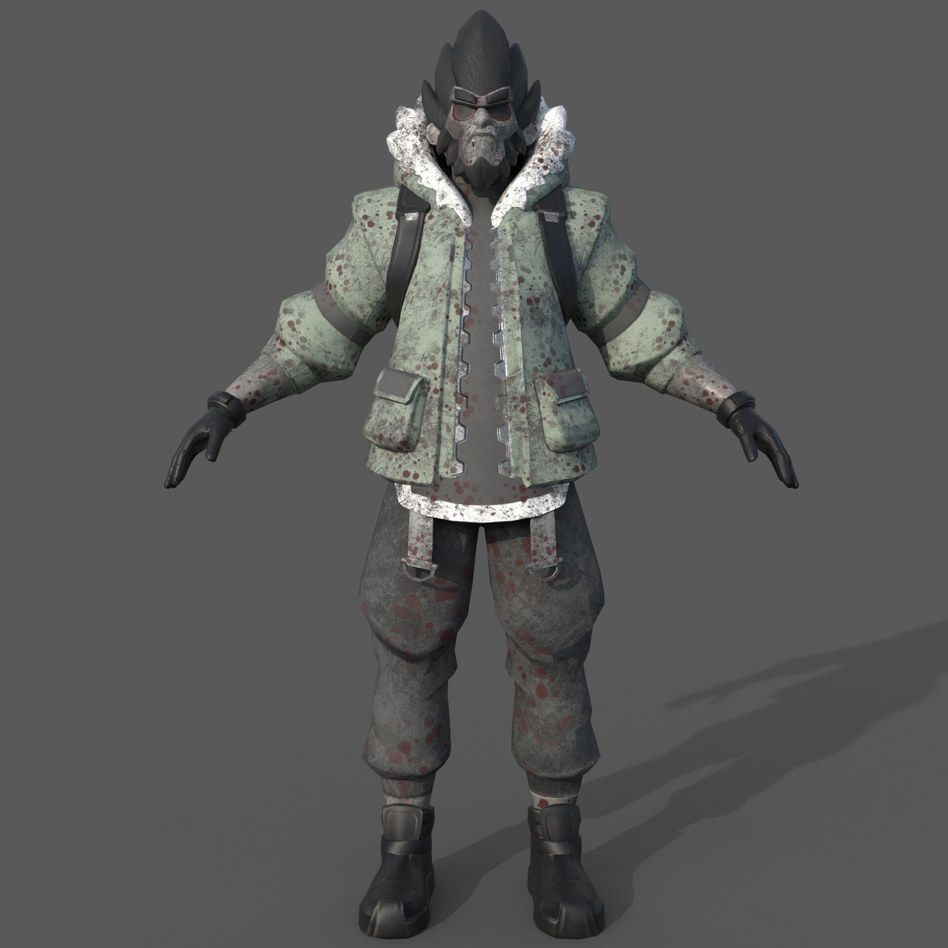 ArtStation - Mini Battle Royale Character Texturing Model 3