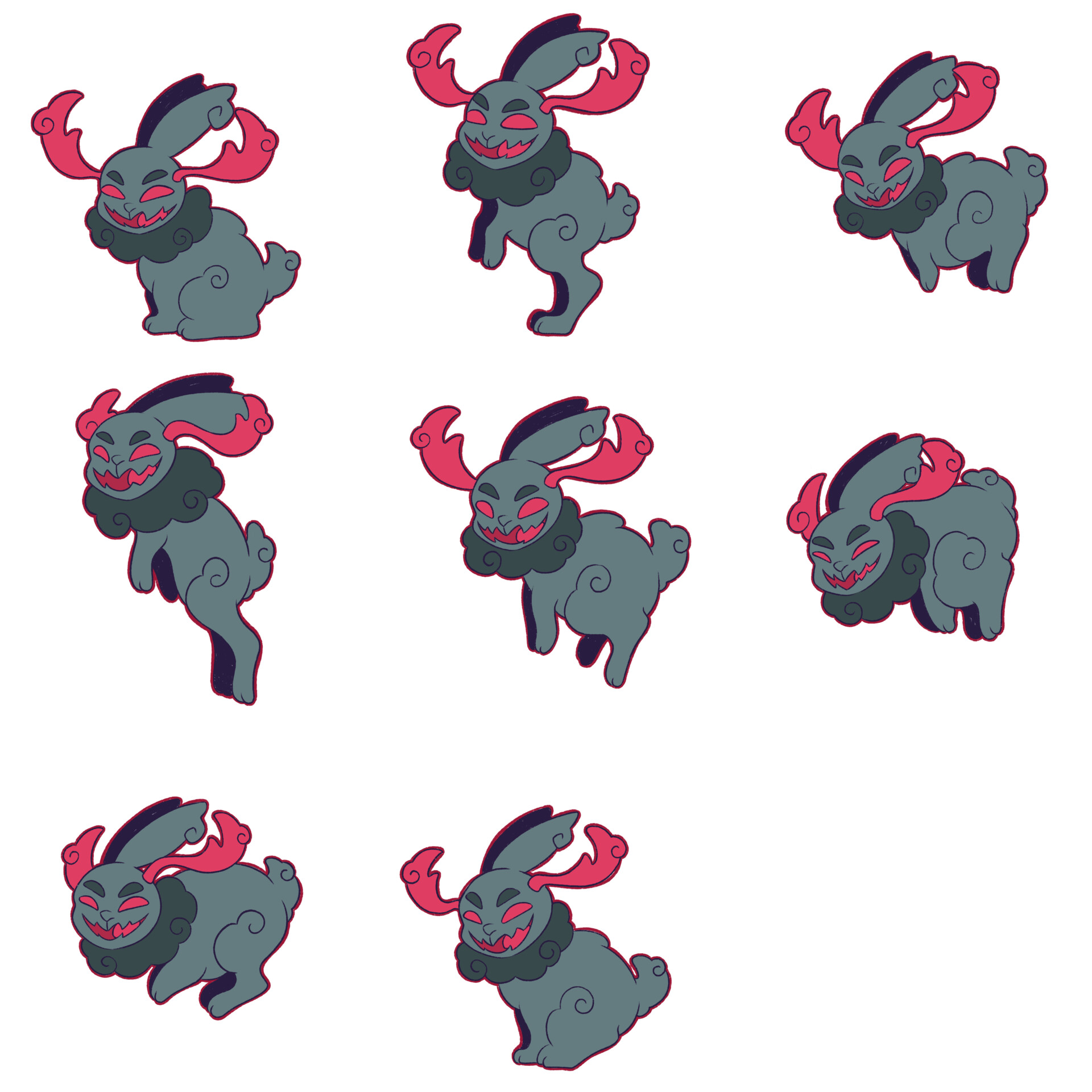 Yara Hussein - Animations "Bite enemy"