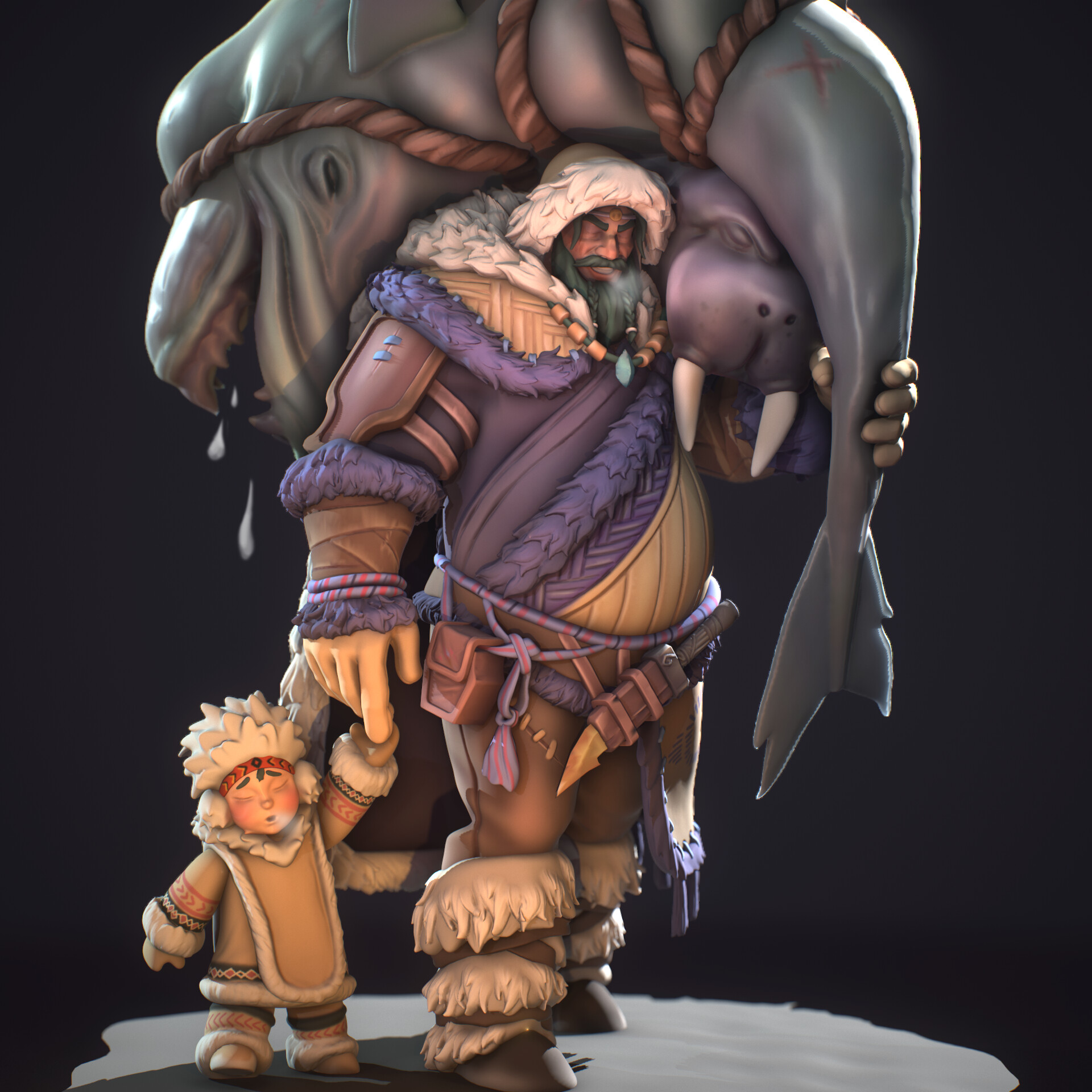 ArtStation - "Hunter" - 3D character art