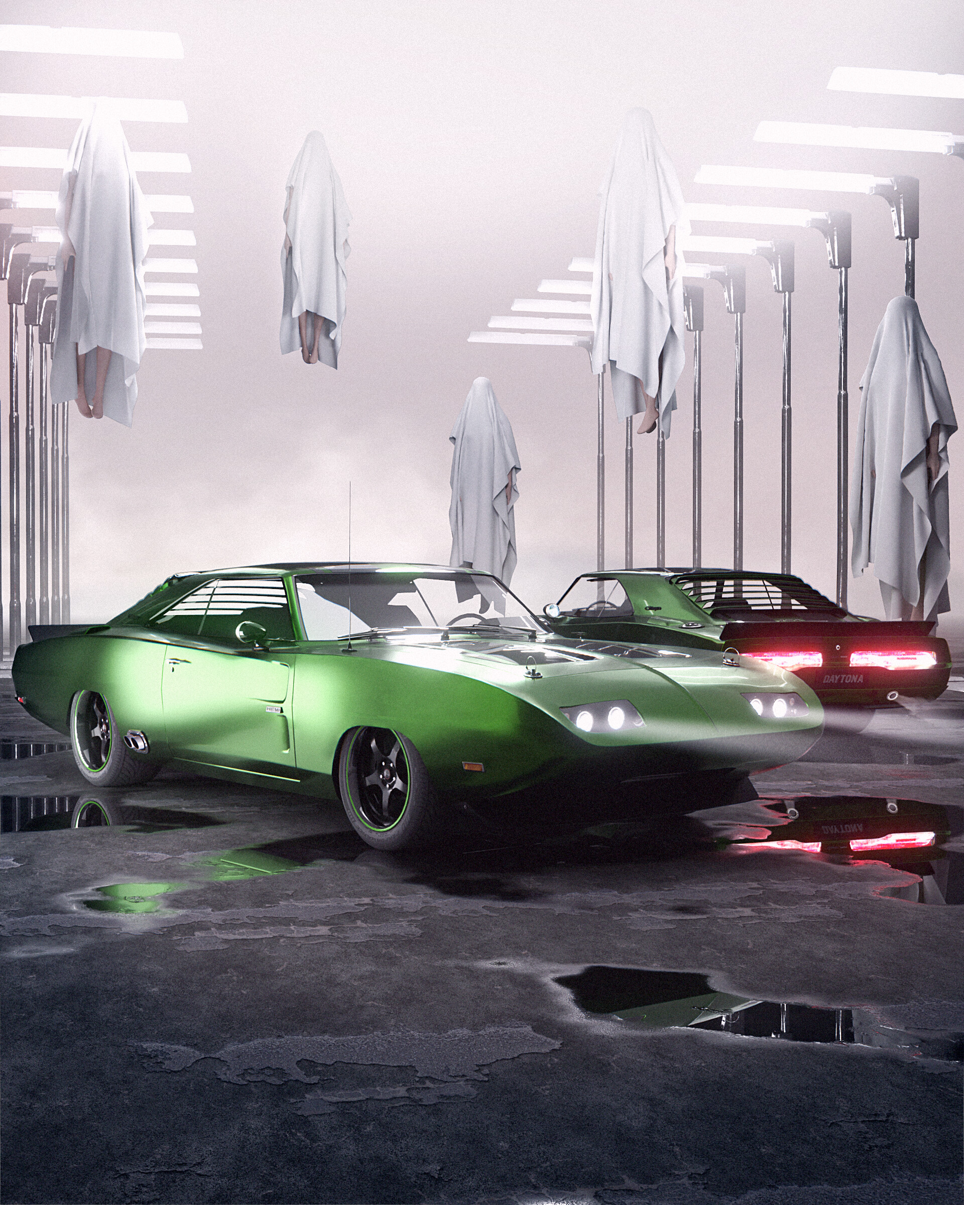 ArtStation - GHOST CARS Daily 13