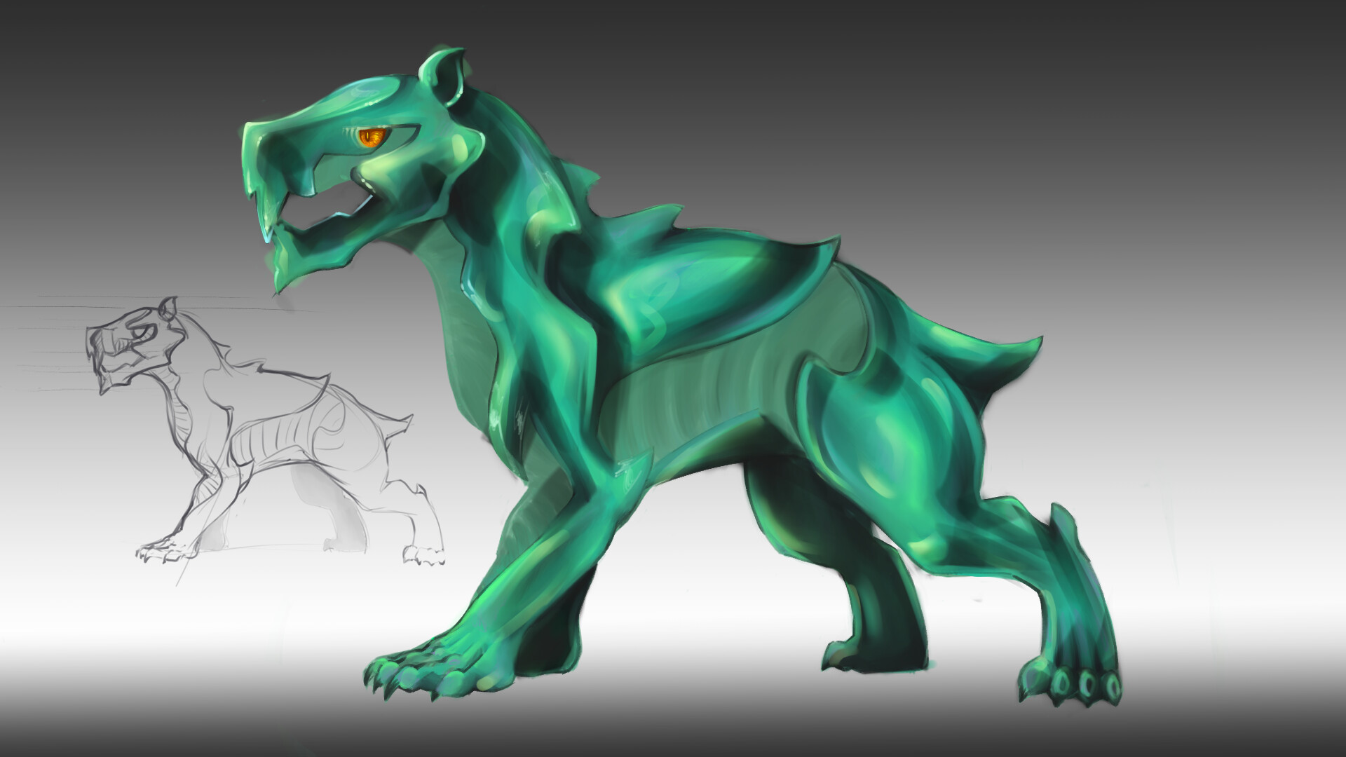 ArtStation - Jade Creature