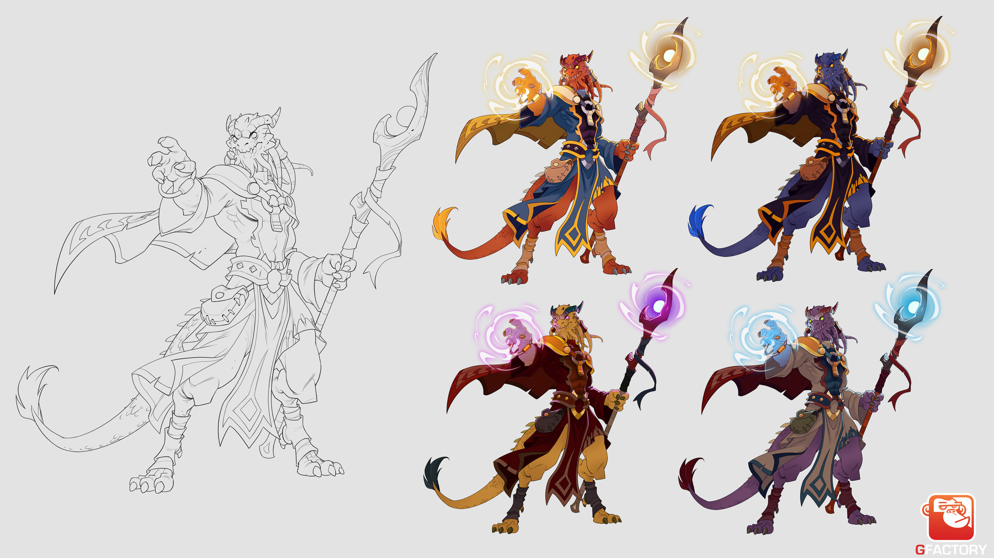 Gfactory Project Raven Characters