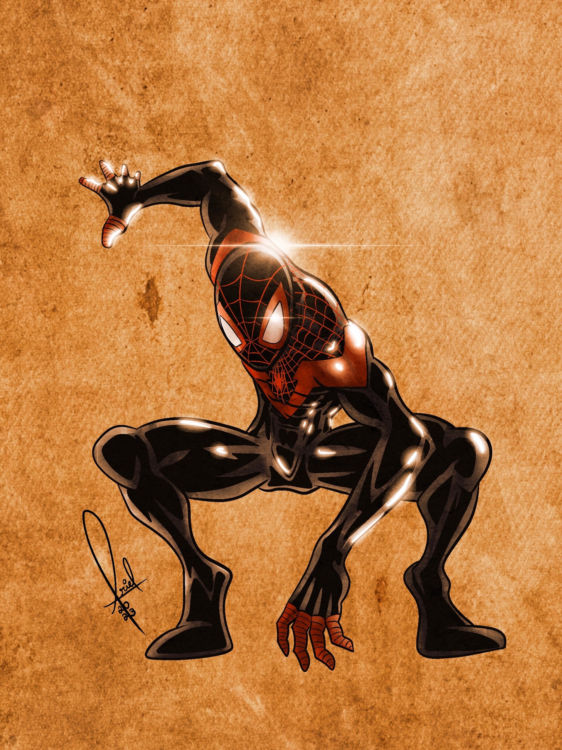 ArtStation - Spiderman Miles Morales