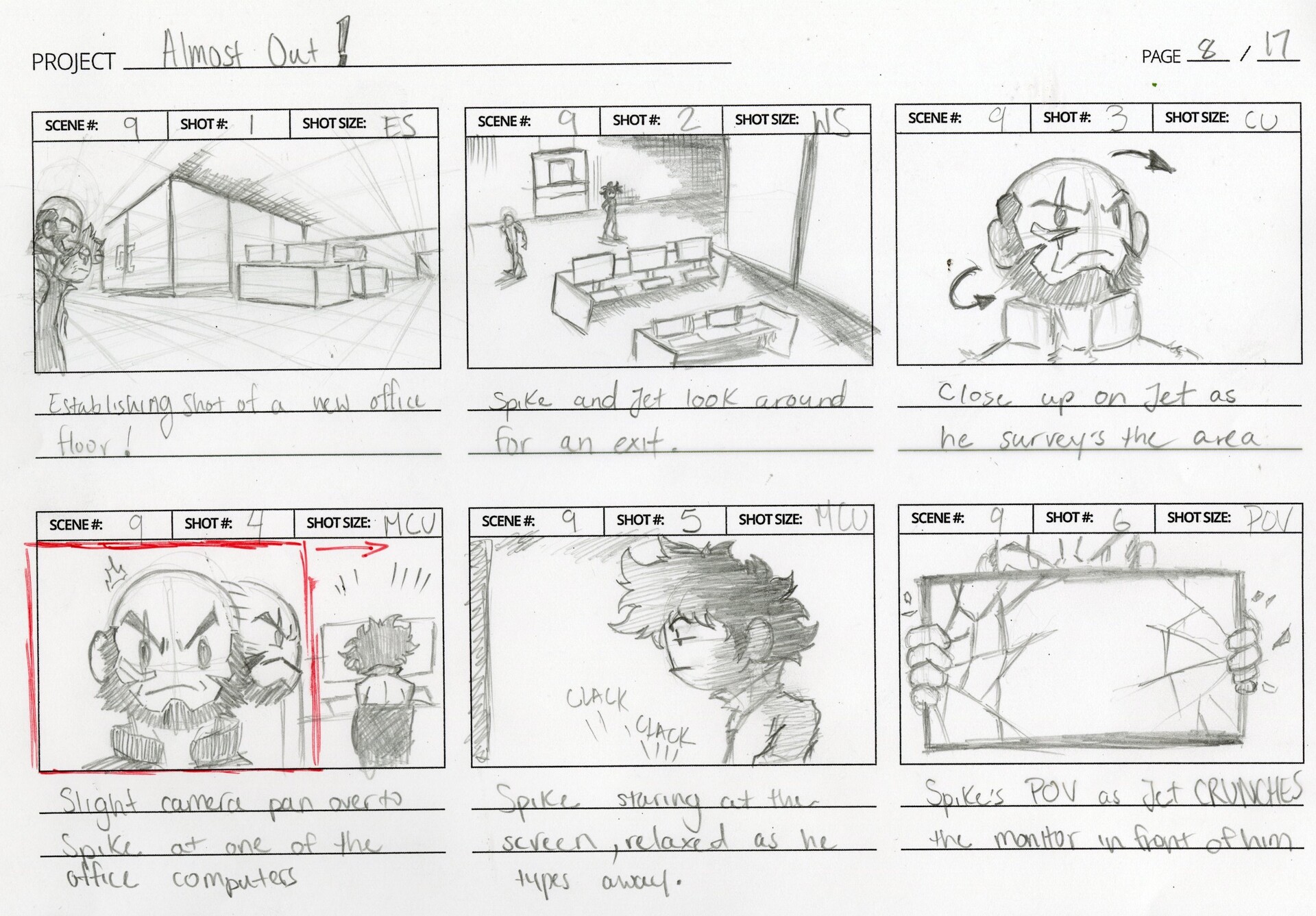 O-Sensei - Storyboarding Assignment