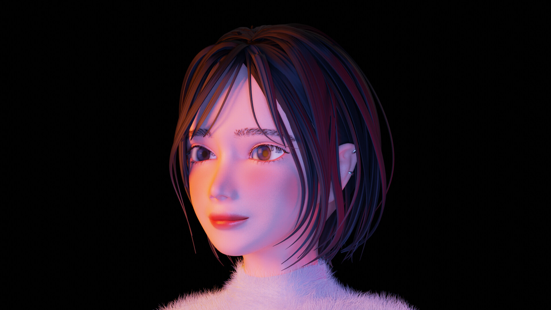 uto - Stylized Girl Character