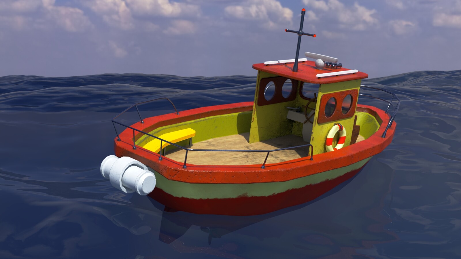 Dimetrius (Dimetrius) - Boat at the sea