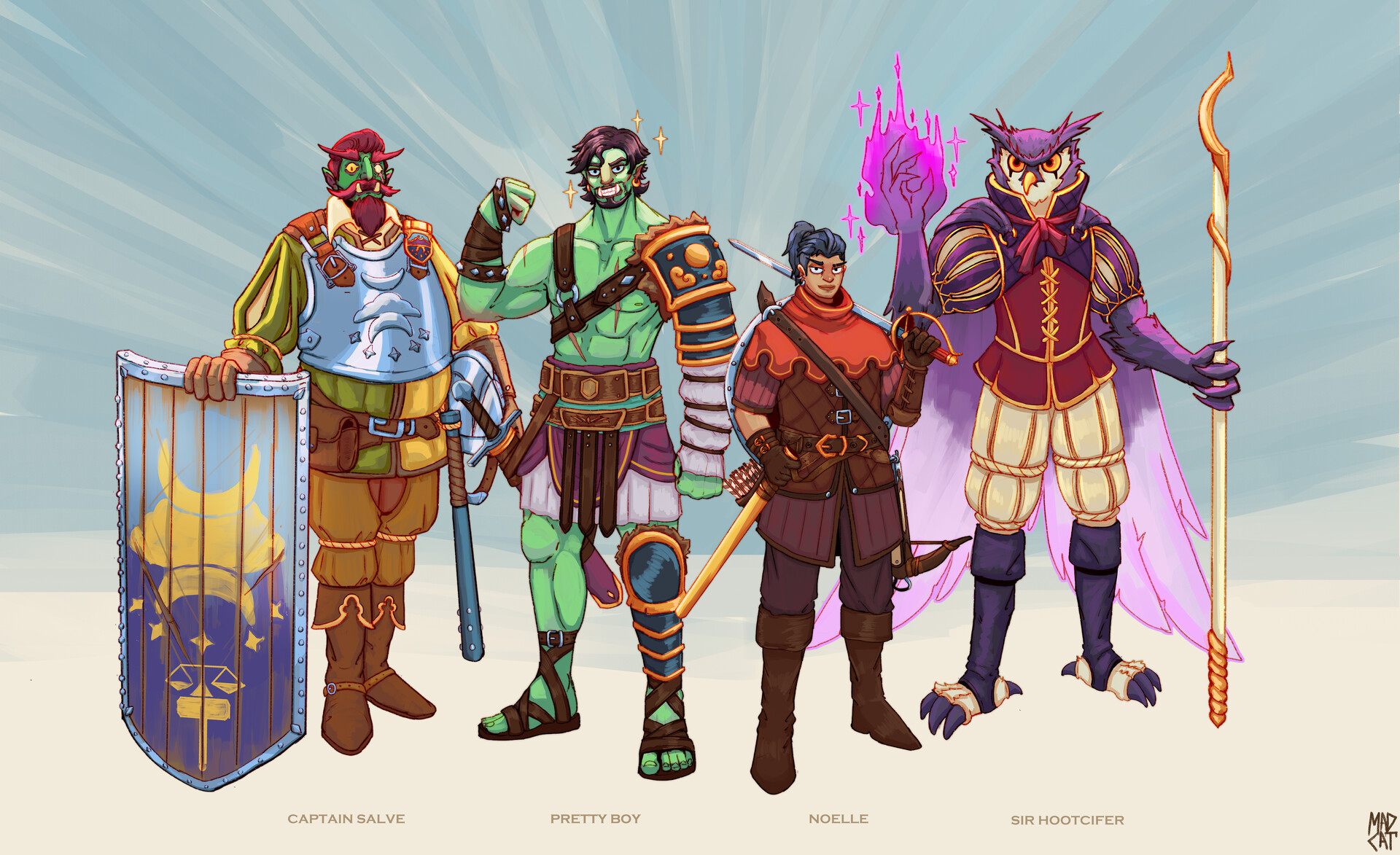 ArtStation - Waterdeep Dragon Heist Campaign Party