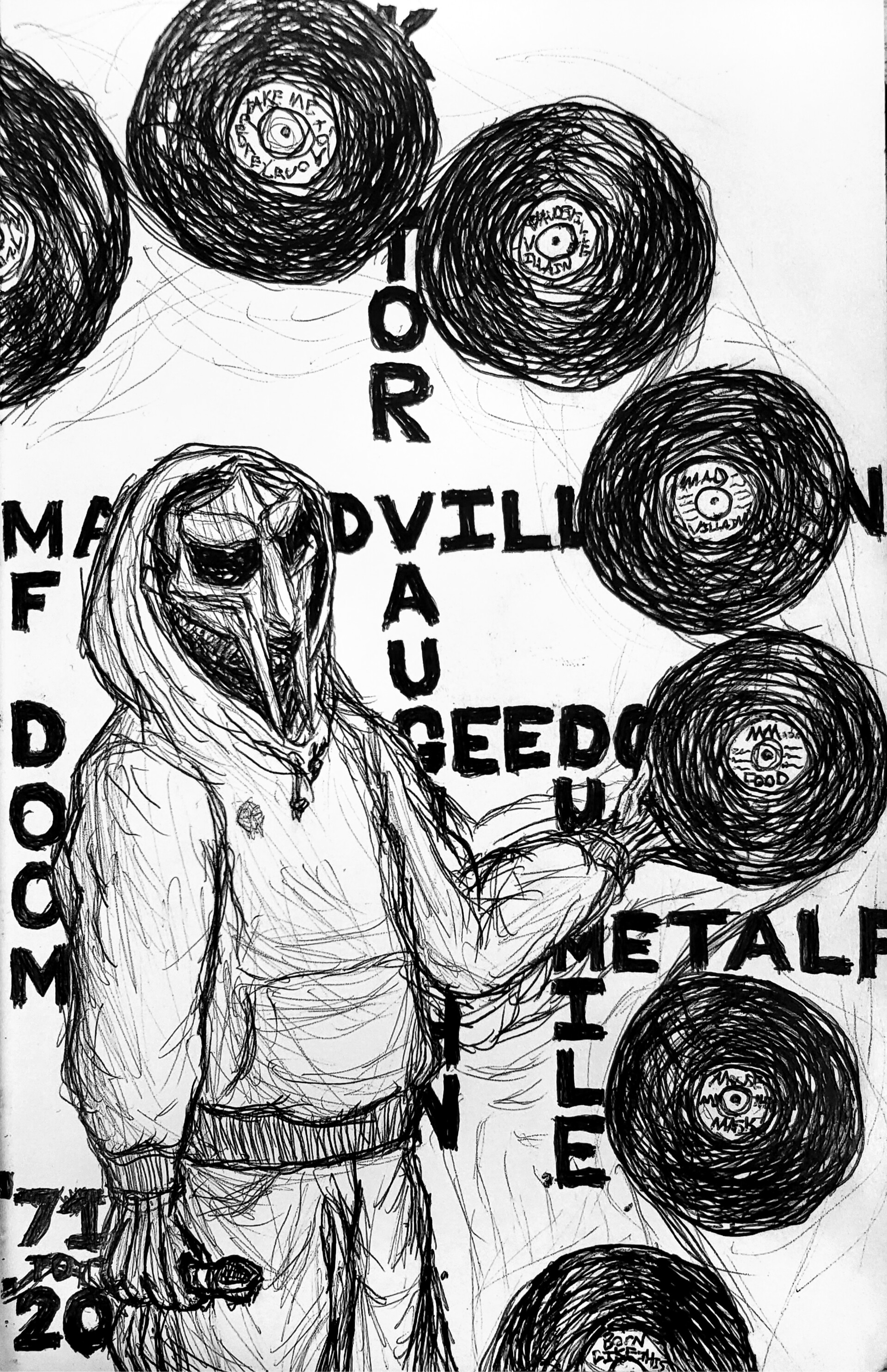 ArtStation - MF DOOM SKETCH