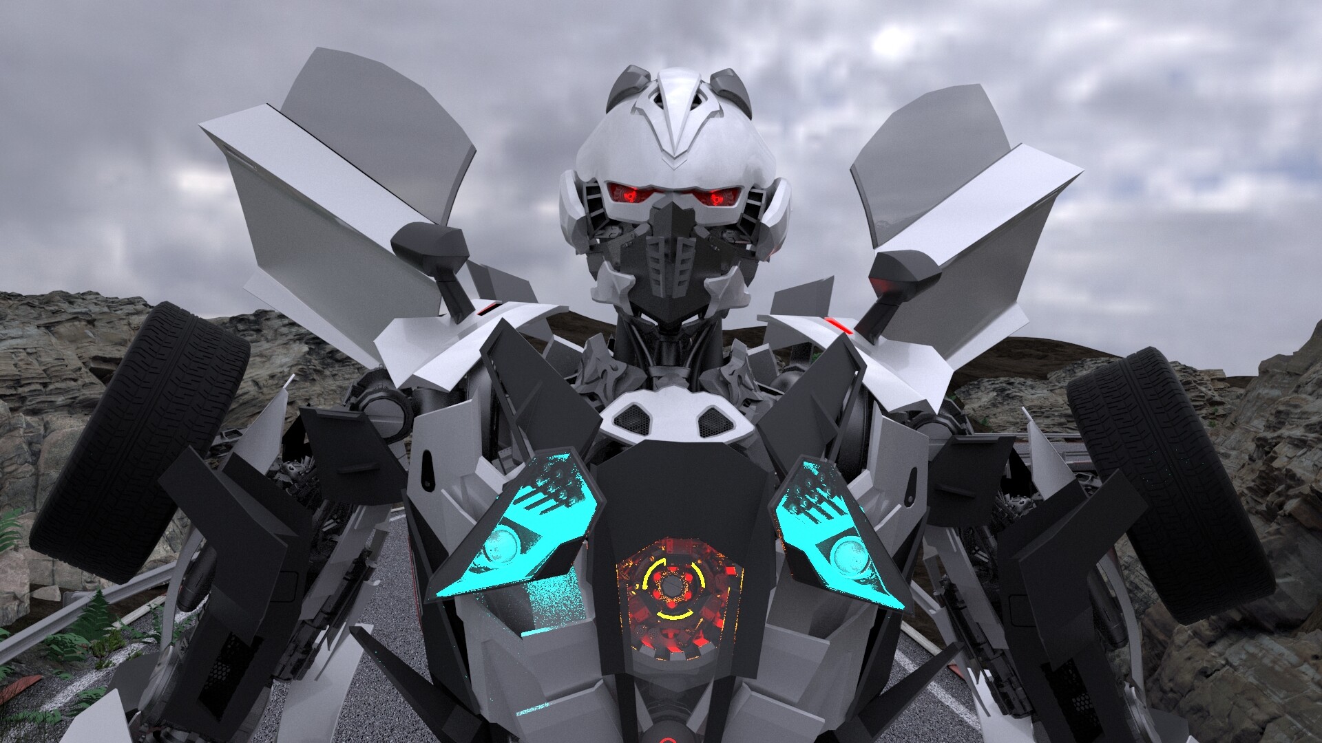 Transformers 4 Lamborghini Robot