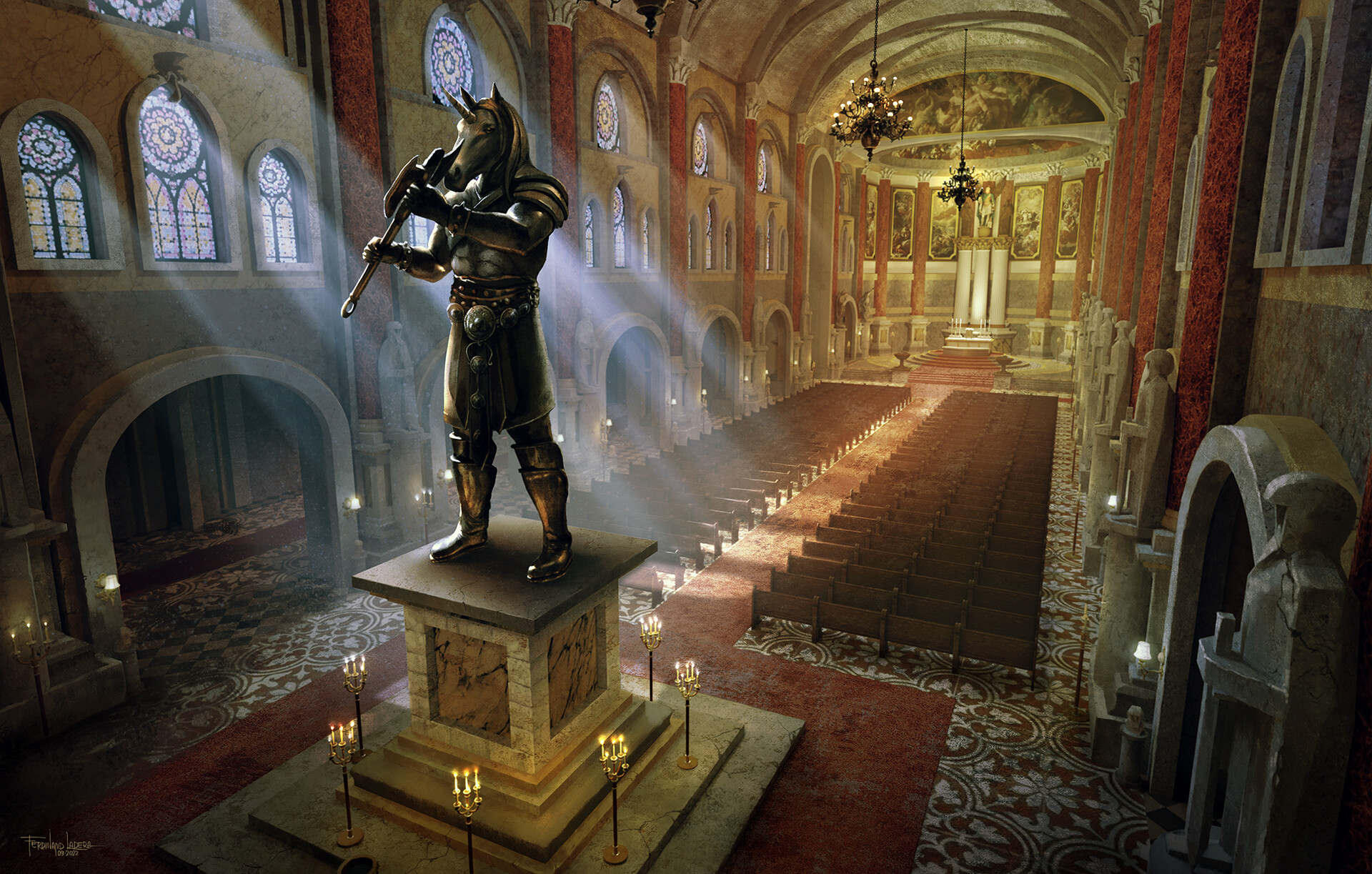Ferdinand Ladera - Church Interior