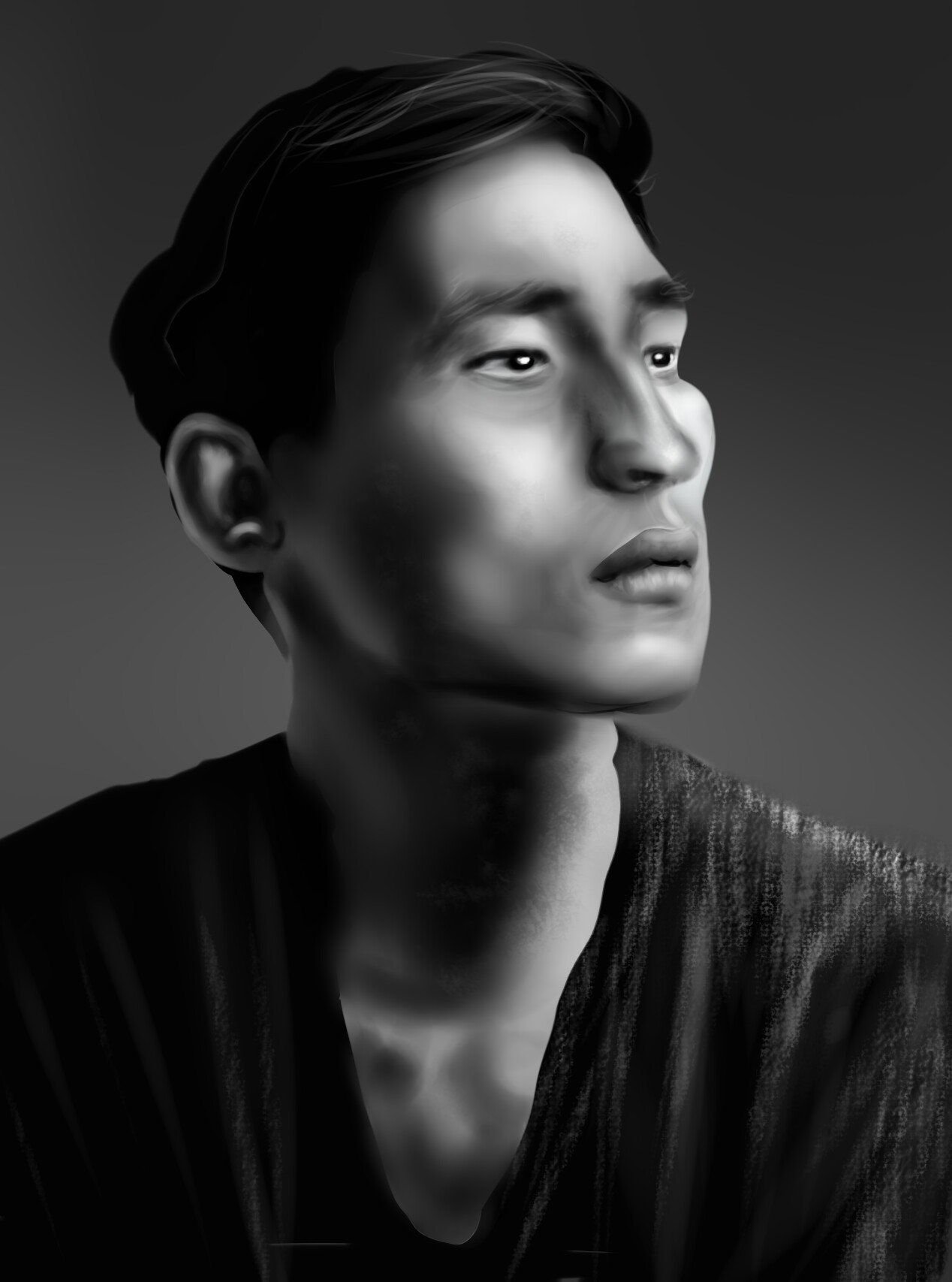 ArtStation - Portrait of a men.