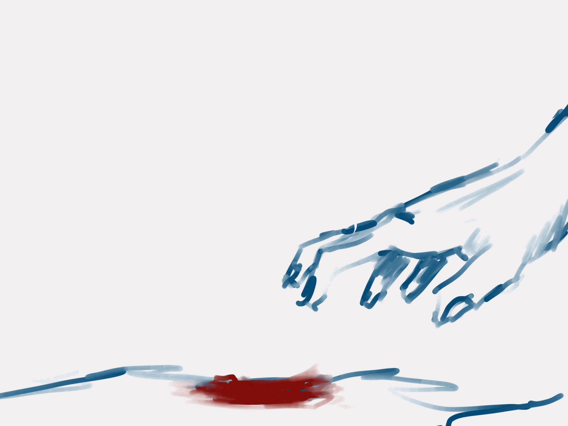 ArtStation - Hand Animation Blood Study