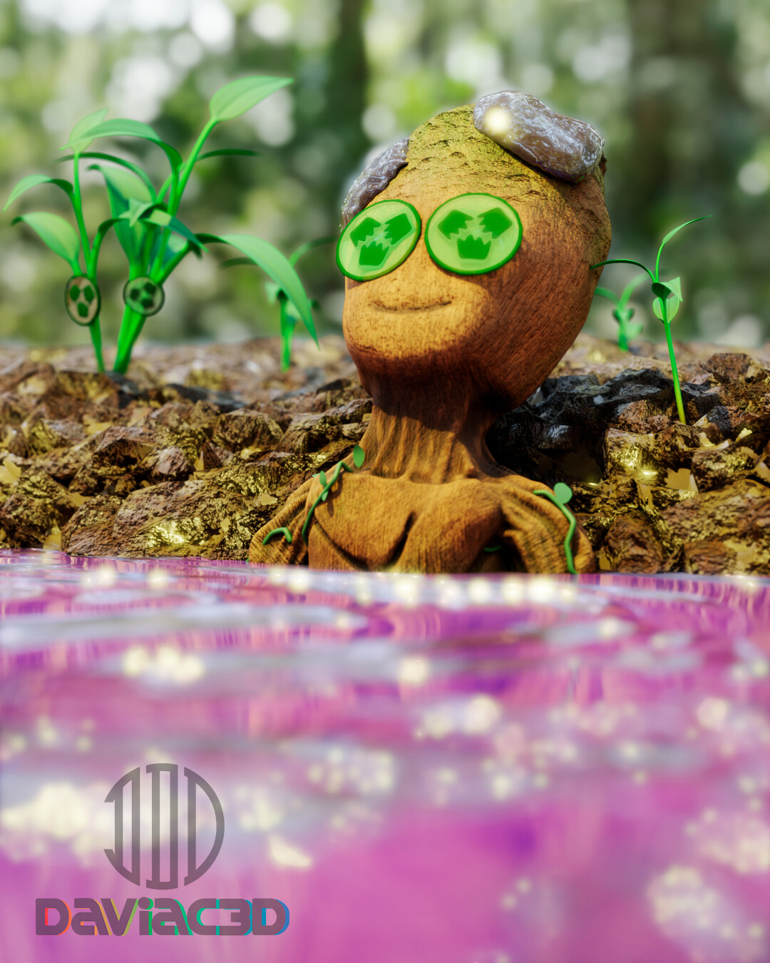 ArtStation - Baby Groot Fanart