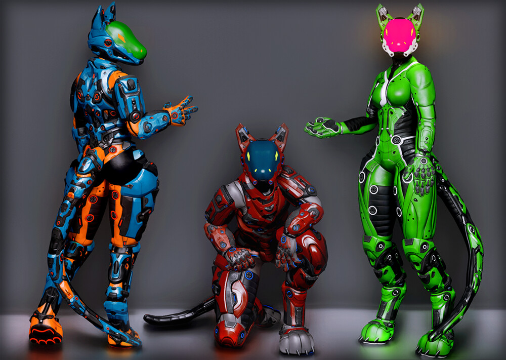 ArtStation - Acronoid Synth (Full Character)