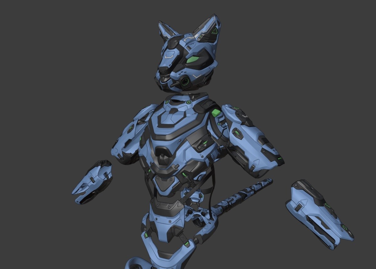 Alex - Acronoid Synth (Full Character)